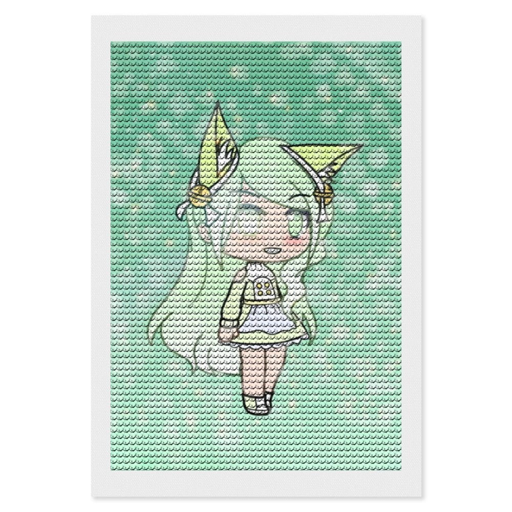 Galaxy Gacha Life Diamond Art Kits for Adults Kids,DIY 5D Round Full ...