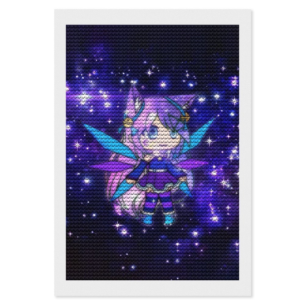 Galaxy Gacha Life Diamond Art Kits for Adults Kids,DIY 5D Round Full ...