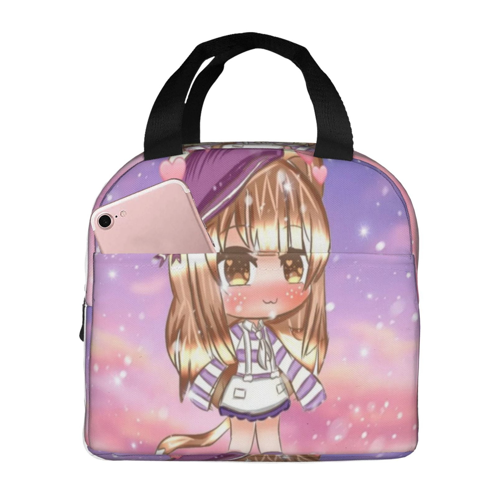 Gacha Life Lunch Bag Lunch Box Insulated Reusable Cooler Tote Bag for ...