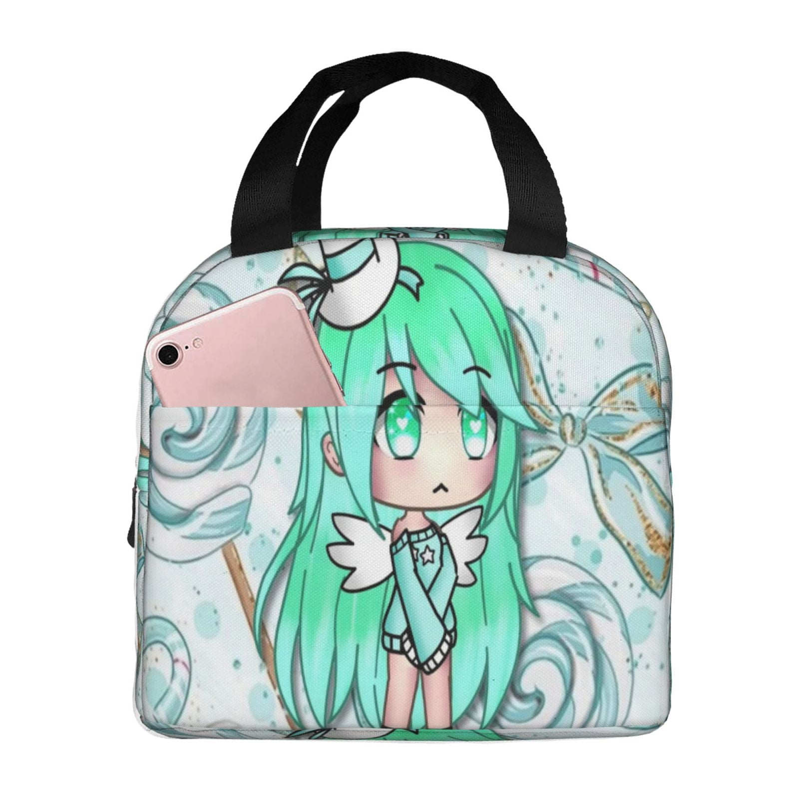 Galaxy Gacha Life Lunch Bag Cute Lunch Box Insulated Reusable Large ...