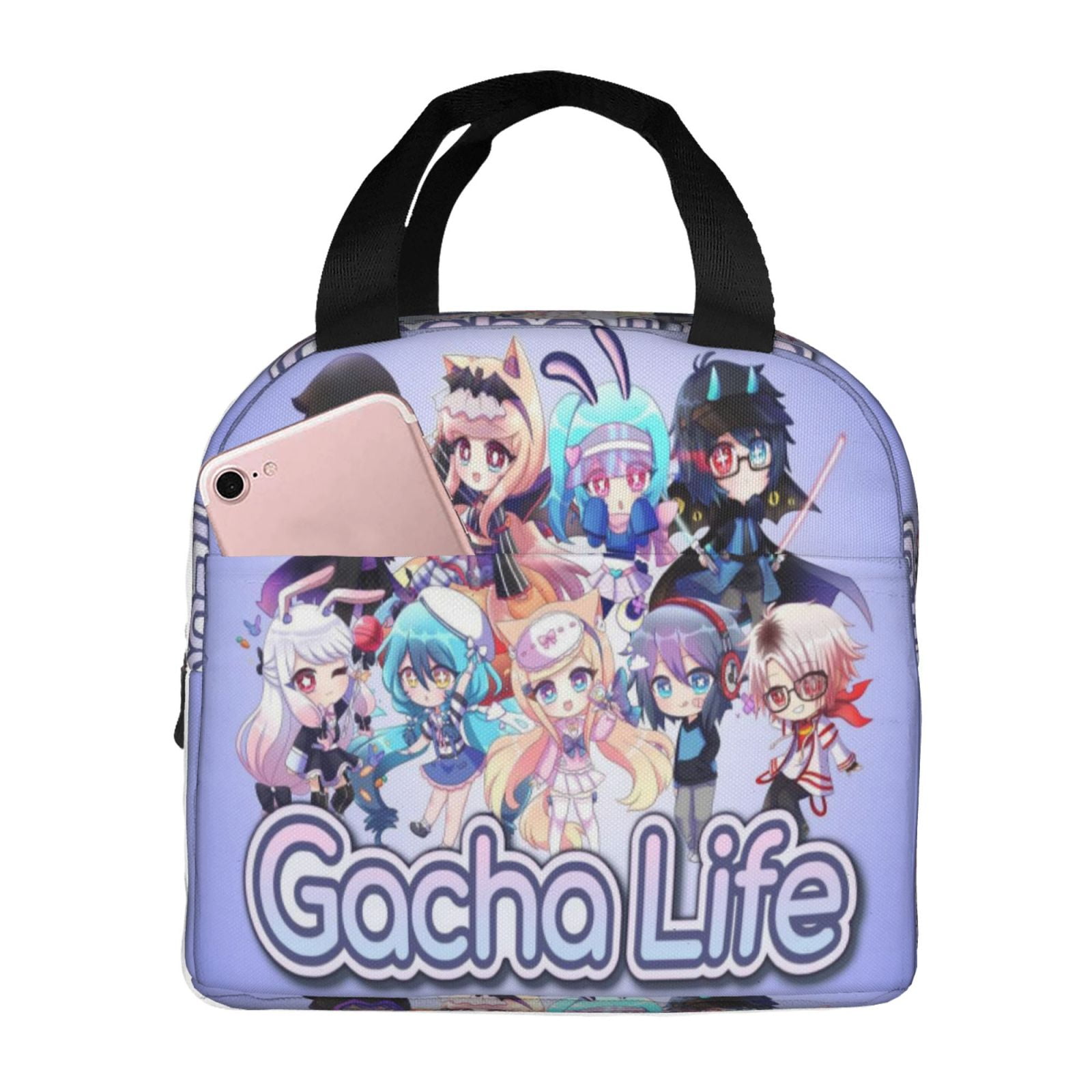 Galaxy Gacha Life Lunch Bag Cute Lunch Box Insulated Reusable Large ...