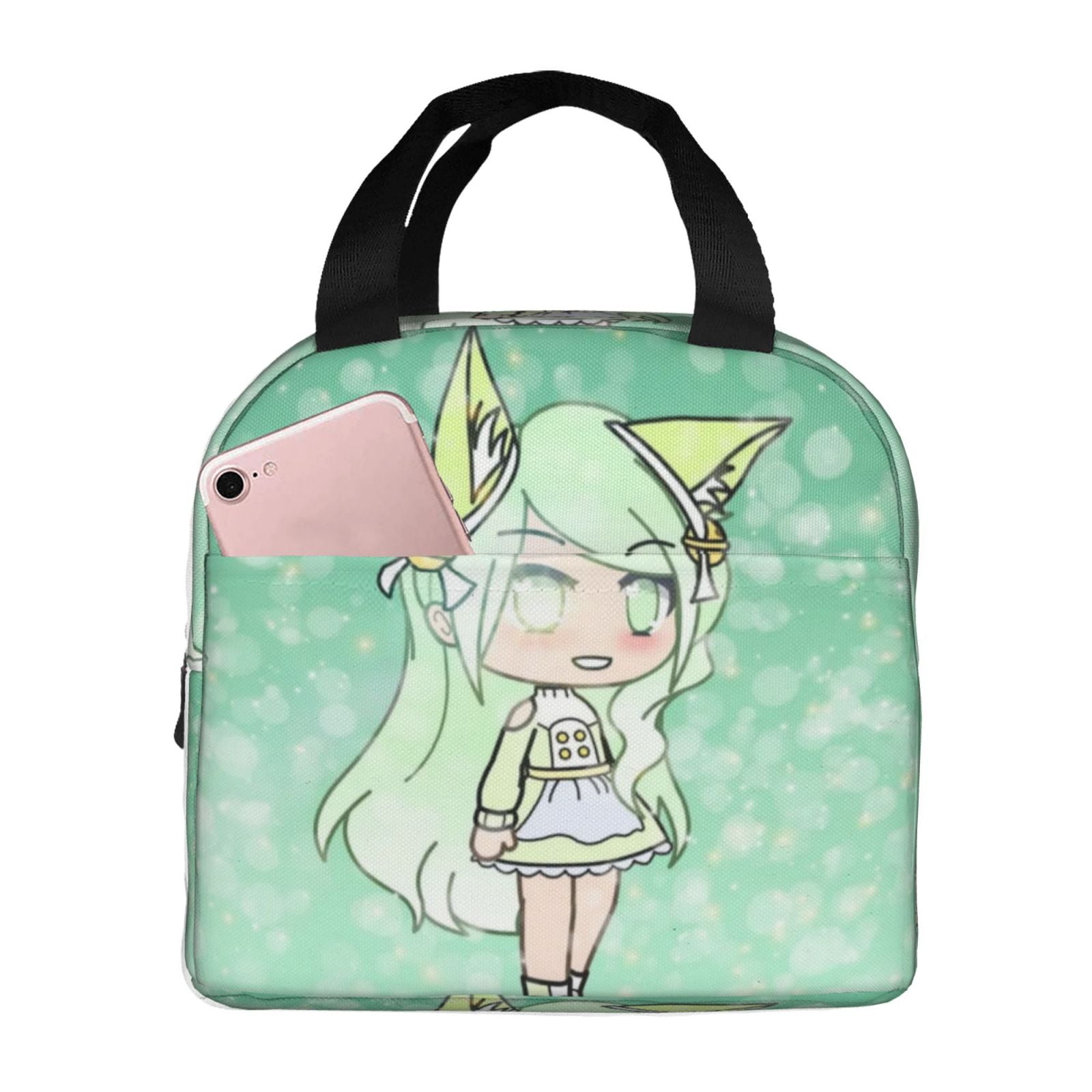 Galaxy Gacha Life Lunch Bag Cute Lunch Box Insulated Reusable Large ...