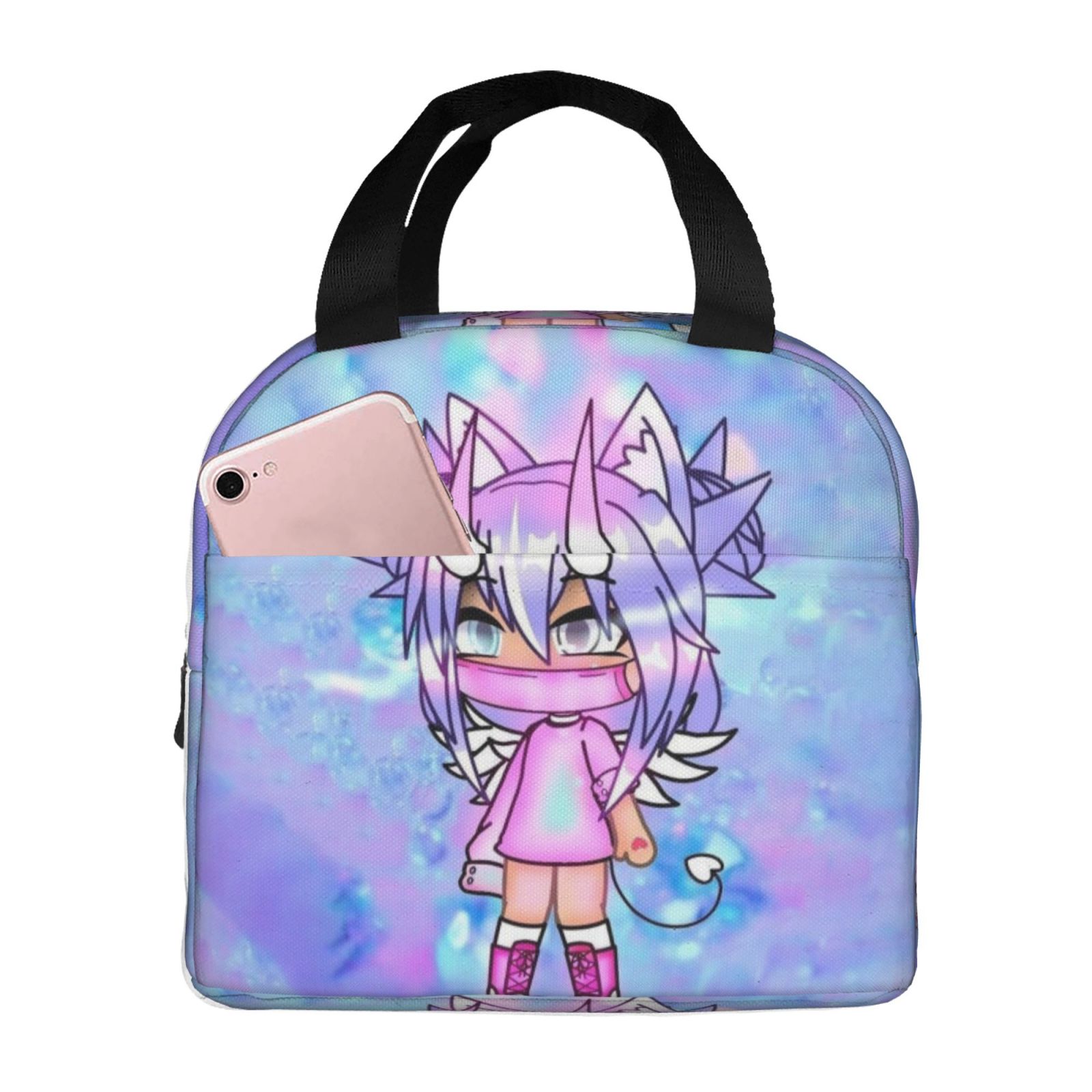 Gacha Life Lunch Bag Lunch Box Insulated Reusable Cooler Tote Bag for ...