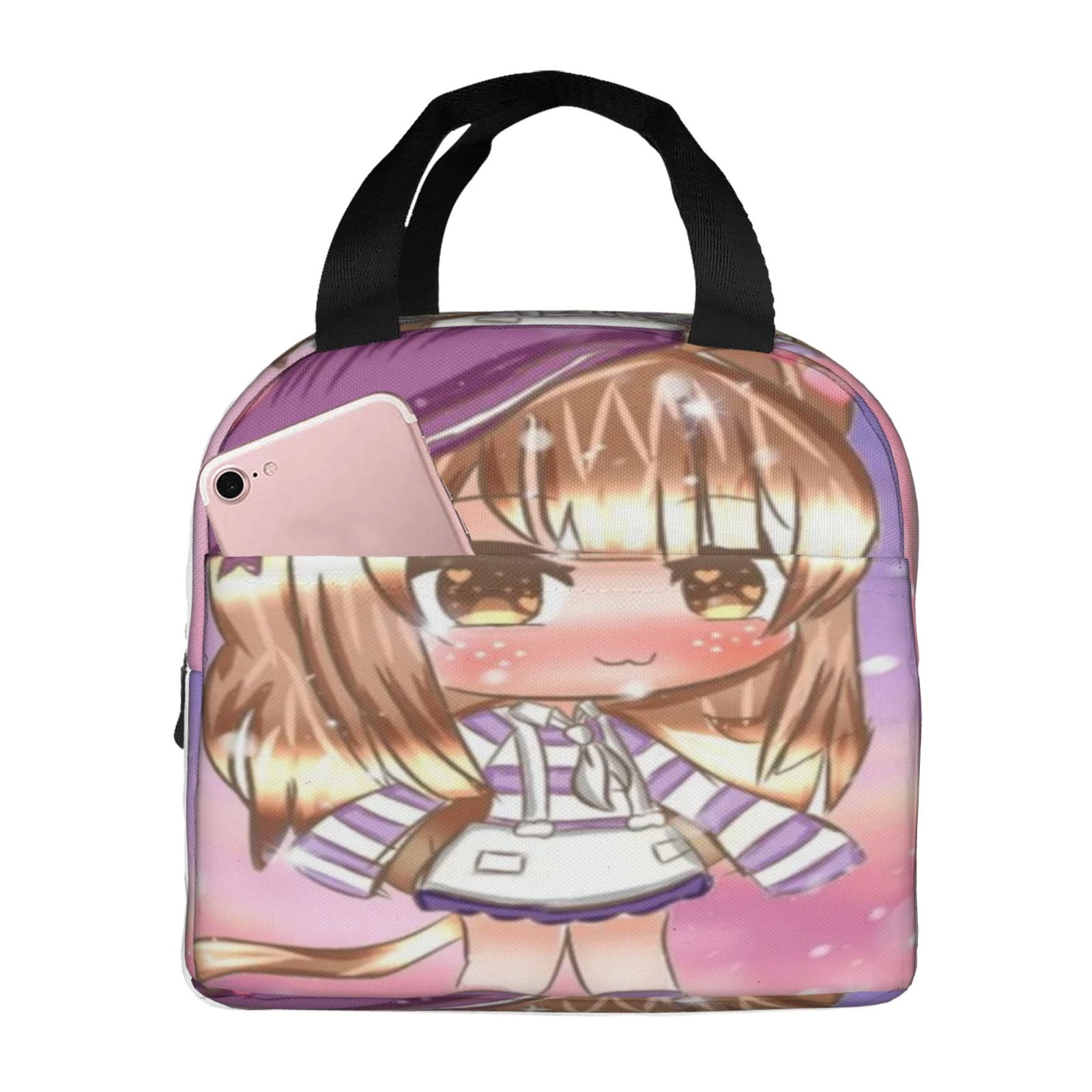 Galaxy Gacha Life Lunch Box Insulated Lunch Bag Reusable Cooler Lunch ...