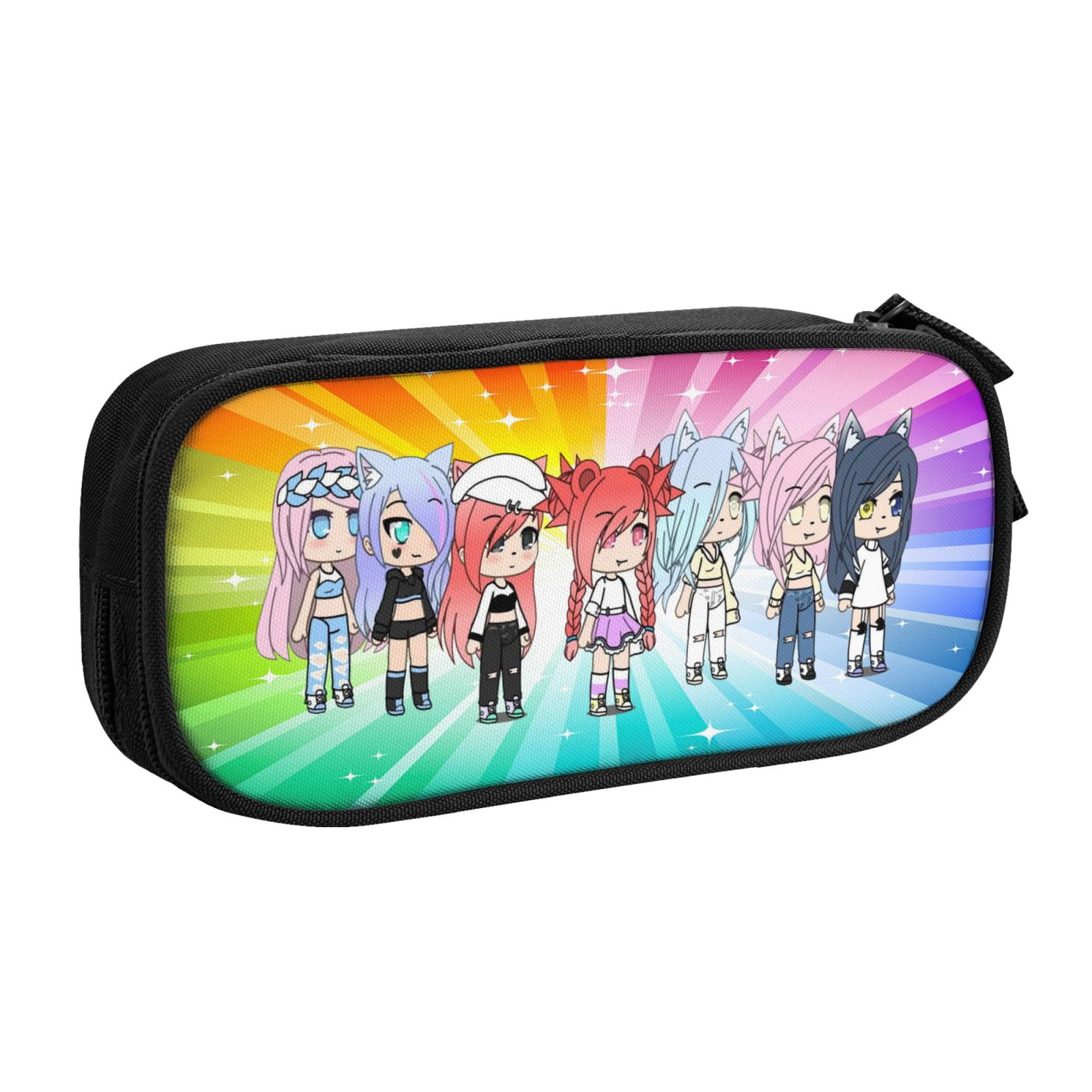 Galaxy Gacha Life Pencil Case Portable Pen Bag Pouch With Zipper For ...