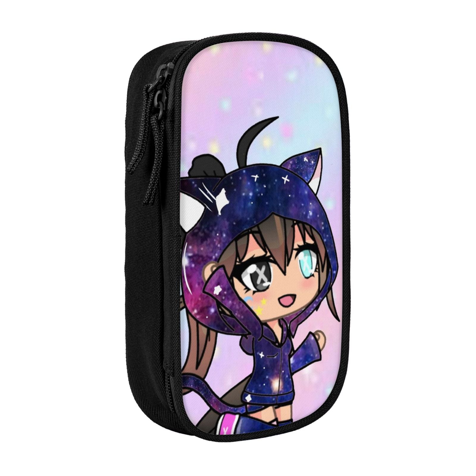 Galaxy Gacha Life Pencil Case Portable Pen Bag Pouch With Zipper For ...