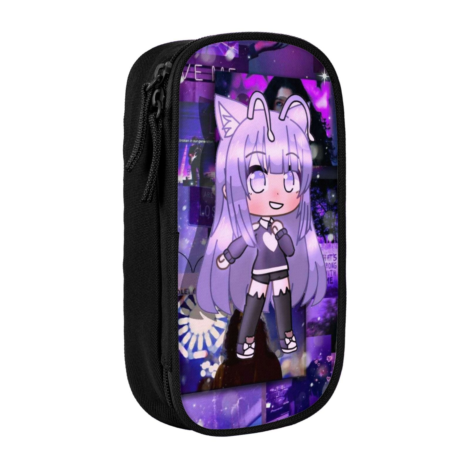 Galaxy Gacha Life Pencil Case Portable Pen Bag Pouch With Zipper For ...