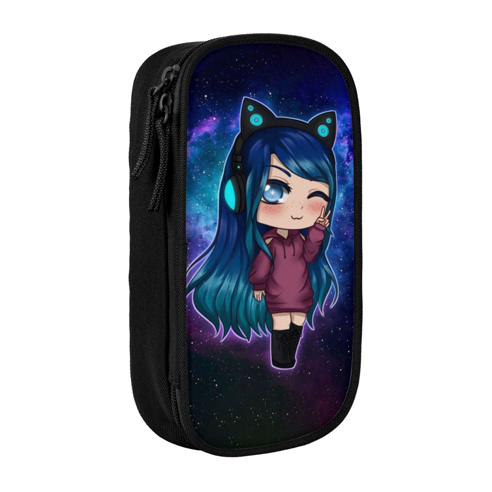 Galaxy Gacha Life Pencil Case Portable Pen Bag Pouch With Zipper For ...