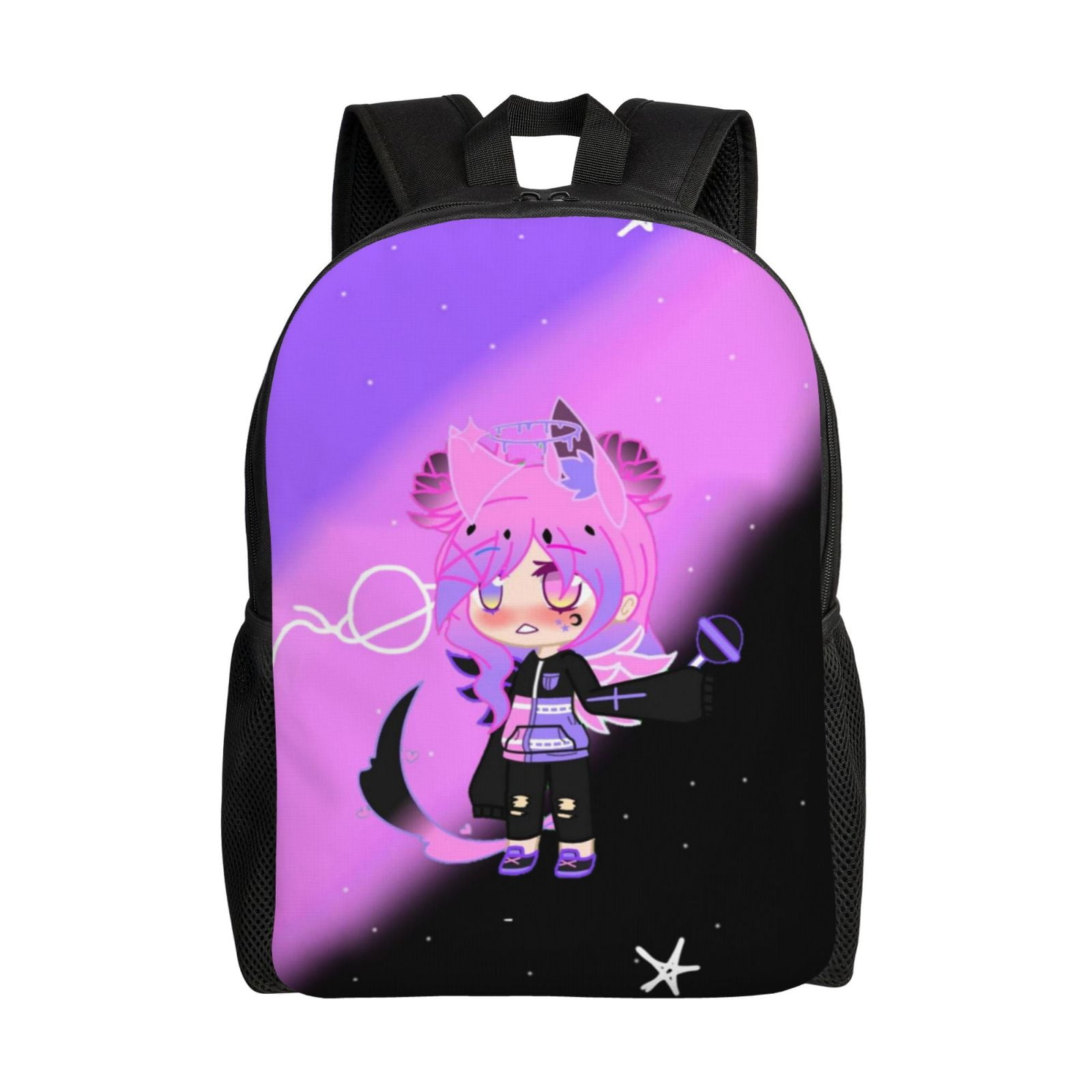 Galaxy Gacha Life Backpac 16In Bookbag Office Lightweight Shoulder Bag ...