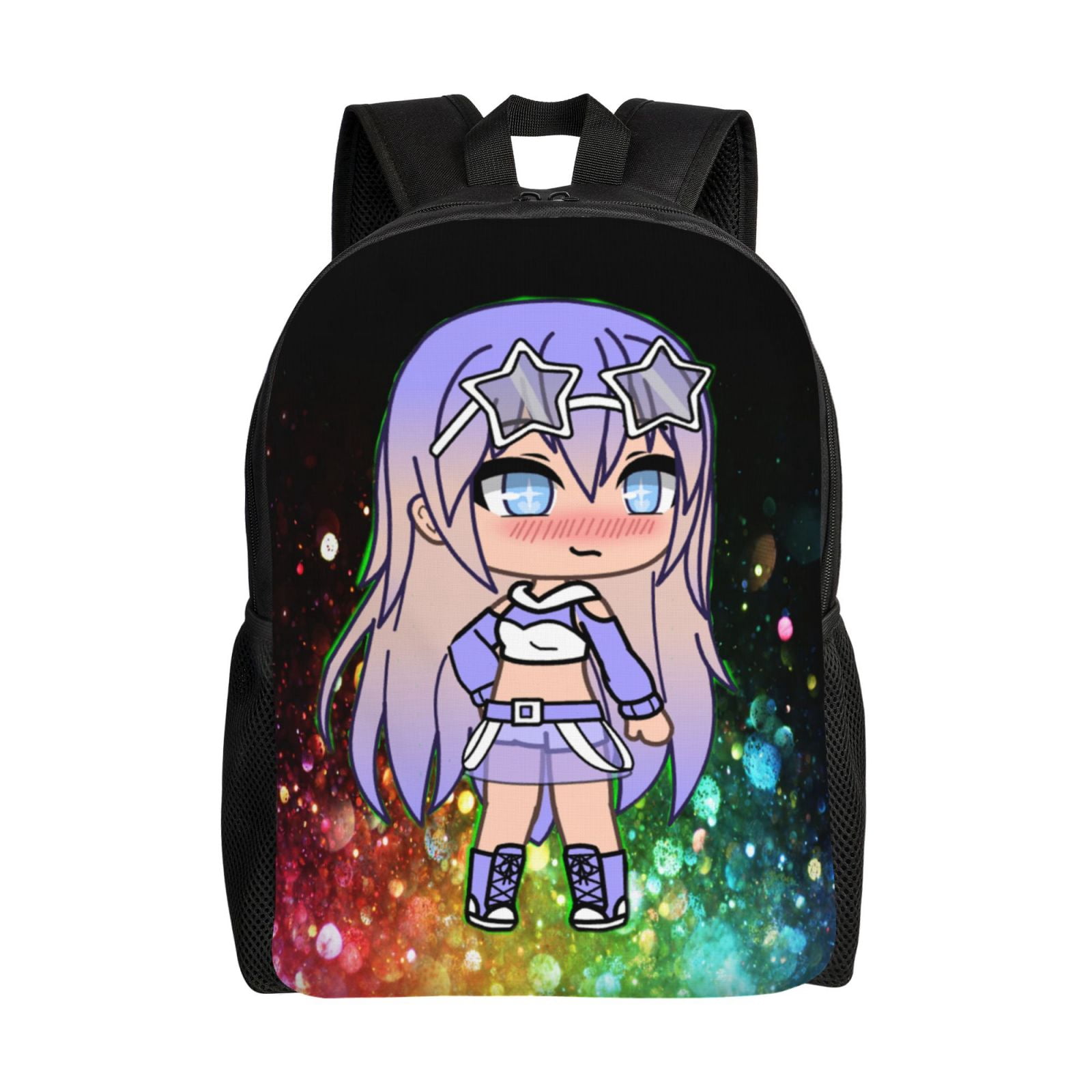 Galaxy Gacha Life Backpac 16In Bookbag Office Lightweight Shoulder Bag ...