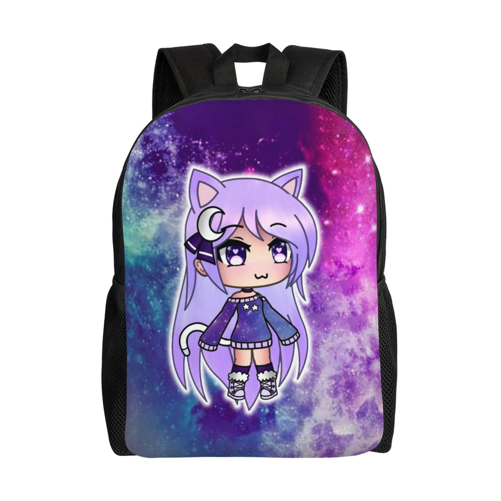 Galaxy Gacha Life Backpac 16In Bookbag Office Lightweight Shoulder Bag ...