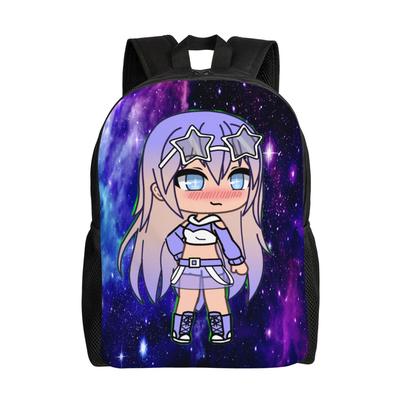 Galaxy Gacha Life Backpac 16In Bookbag Office Lightweight Shoulder Bag ...