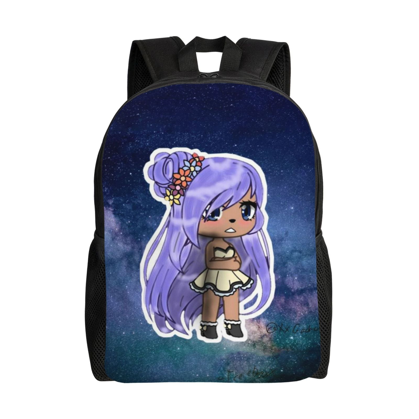 Galaxy Gacha Life Backpac 16In Bookbag Office Lightweight Shoulder Bag ...