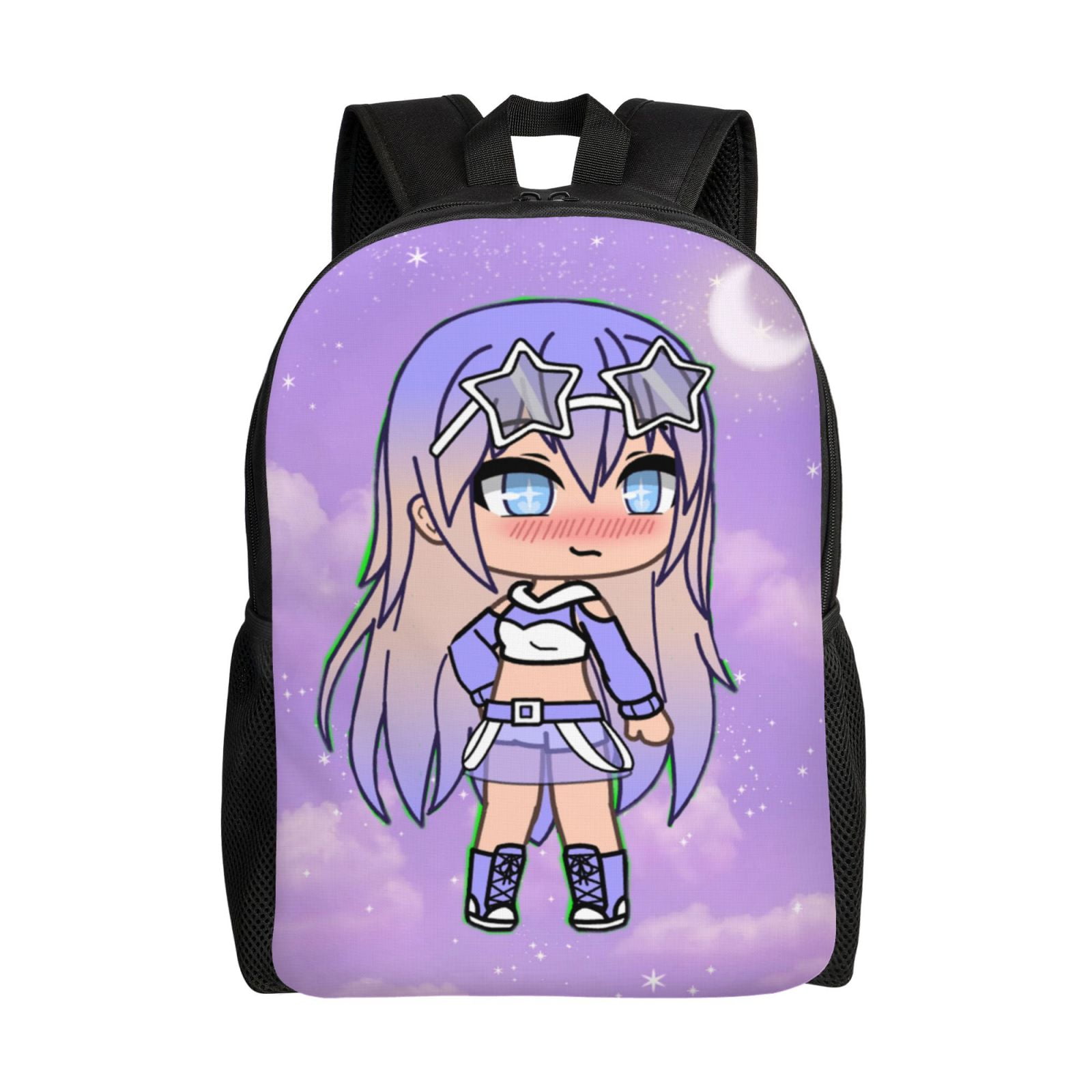 Galaxy Gacha Life Backpac 16In Bookbag Office Lightweight Shoulder Bag ...