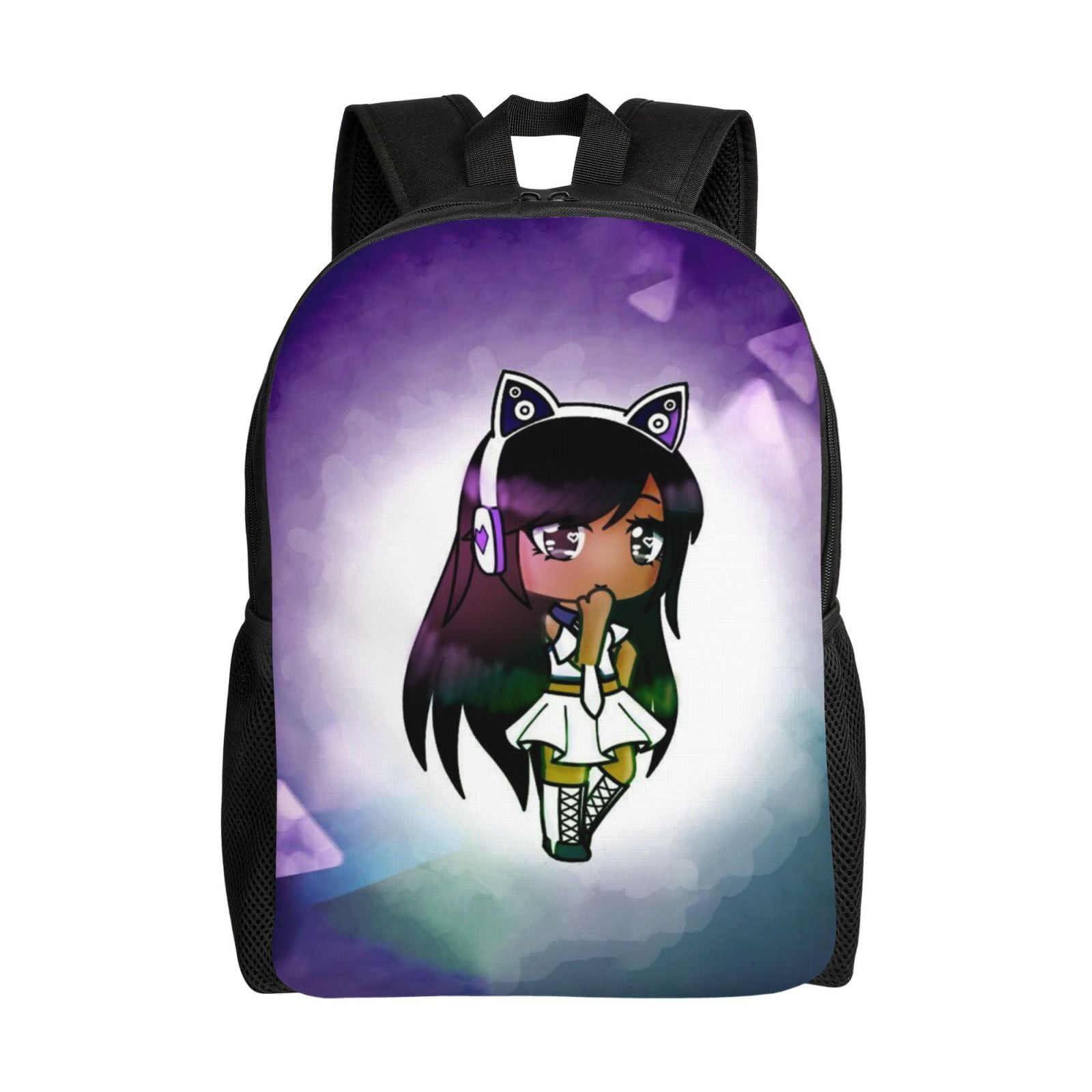 Galaxy Gacha Life Backpac 16In Bookbag Office Lightweight Shoulder Bag ...