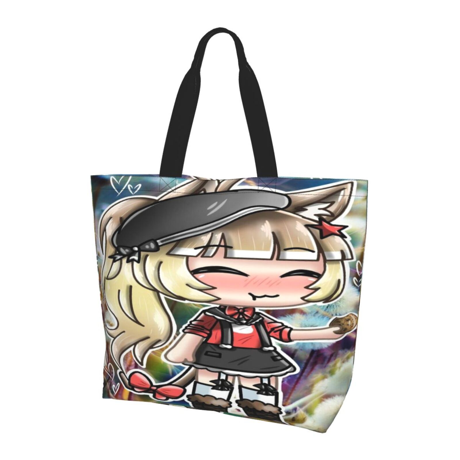 Galaxy Gacha Life Tote Bag For Women Cute Beach Bag Portable Handbag ...