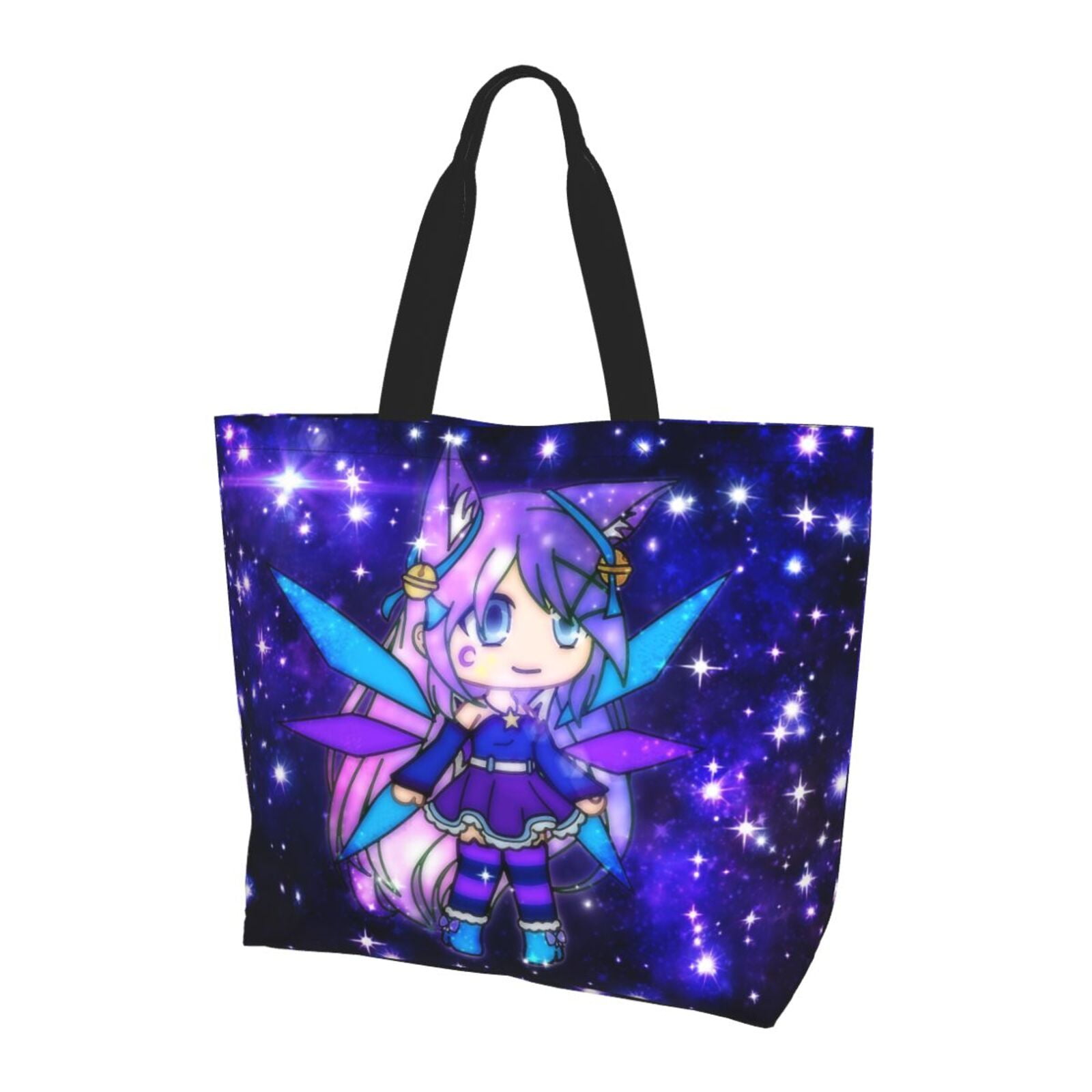 Galaxy Gacha Life Tote Bag For Women Cute Beach Bag Portable Handbag ...