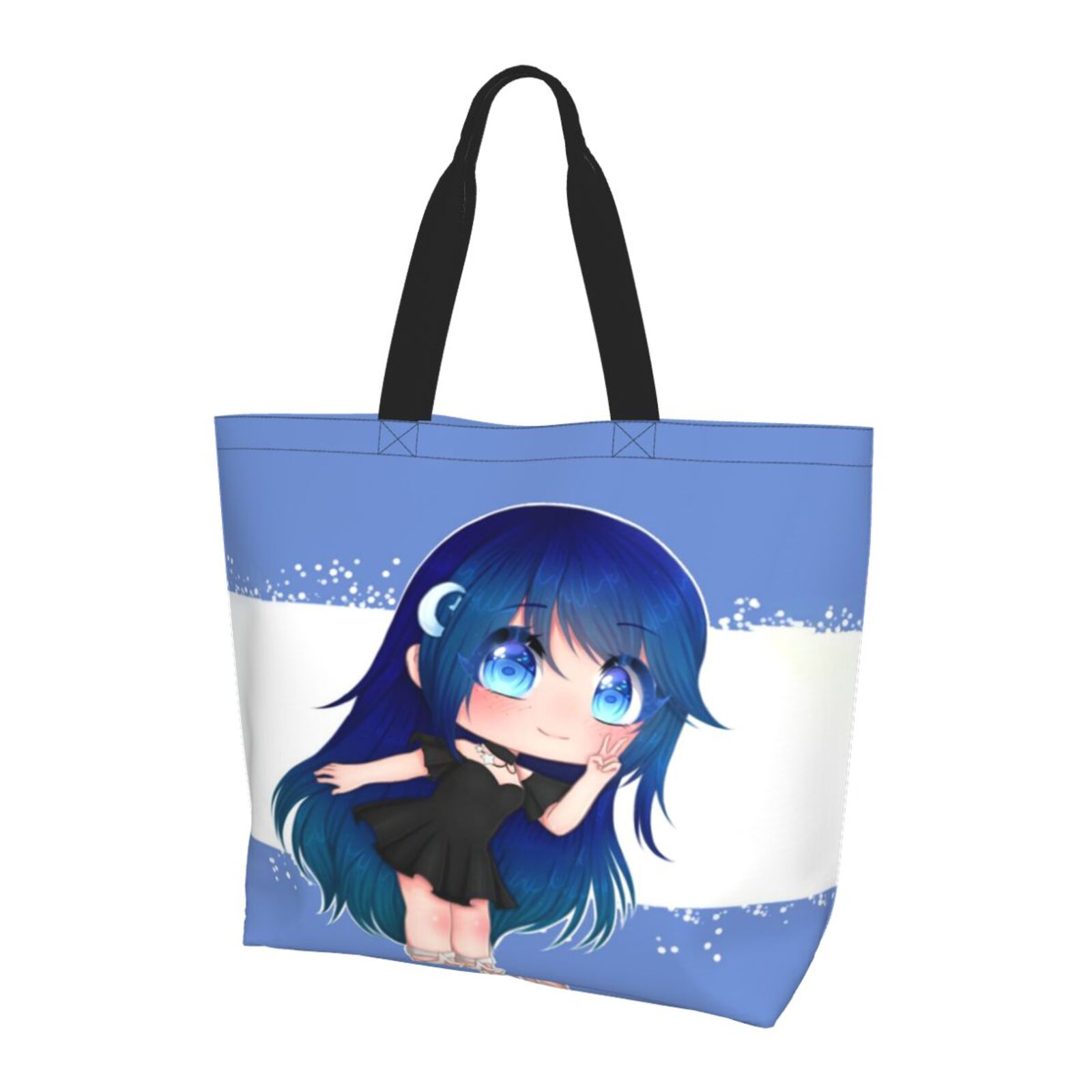 Galaxy Gacha Life Tote Bag For Women Cute Beach Bag Portable Handbag ...