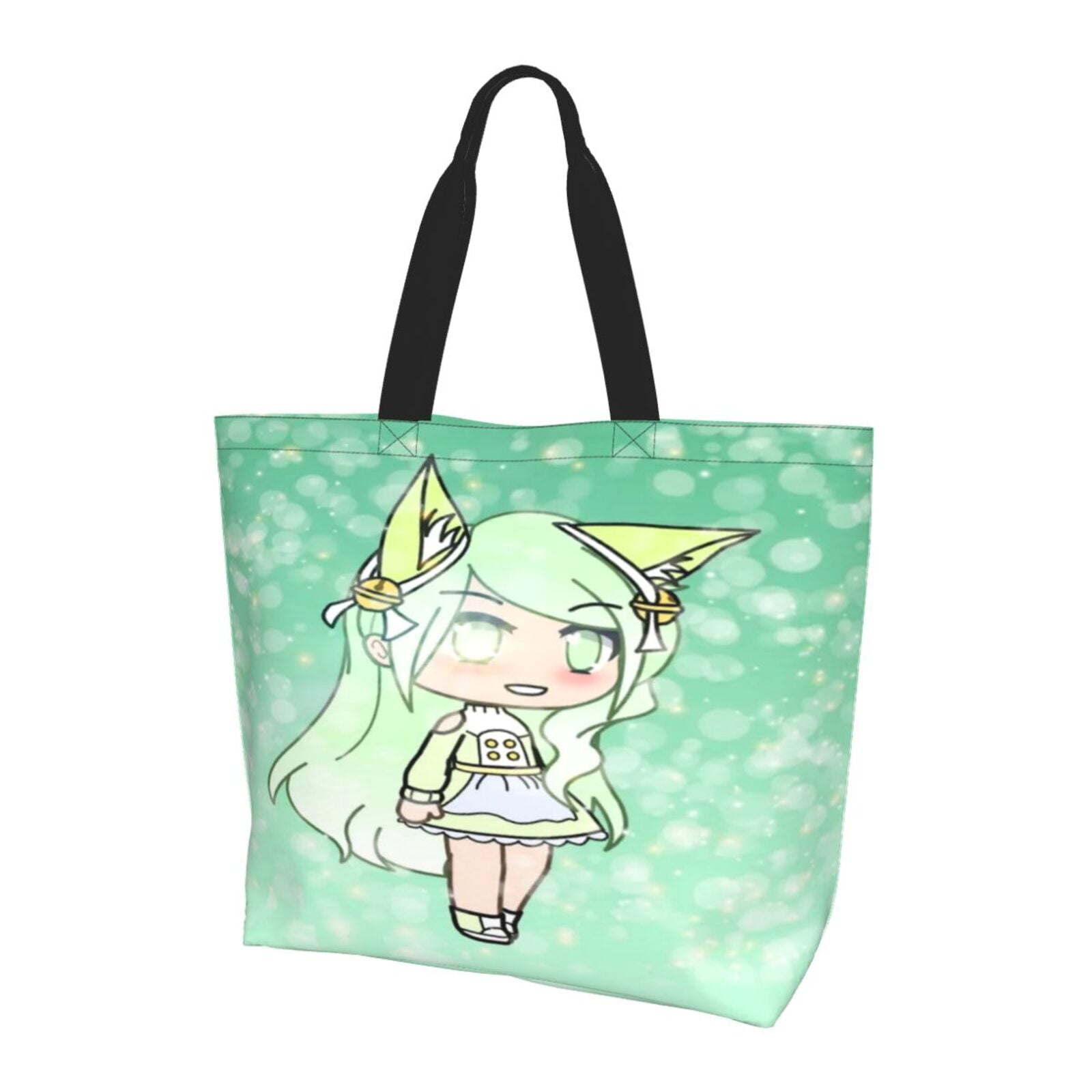 Galaxy Gacha Life Tote Bag For Women Cute Beach Bag Portable Handbag ...