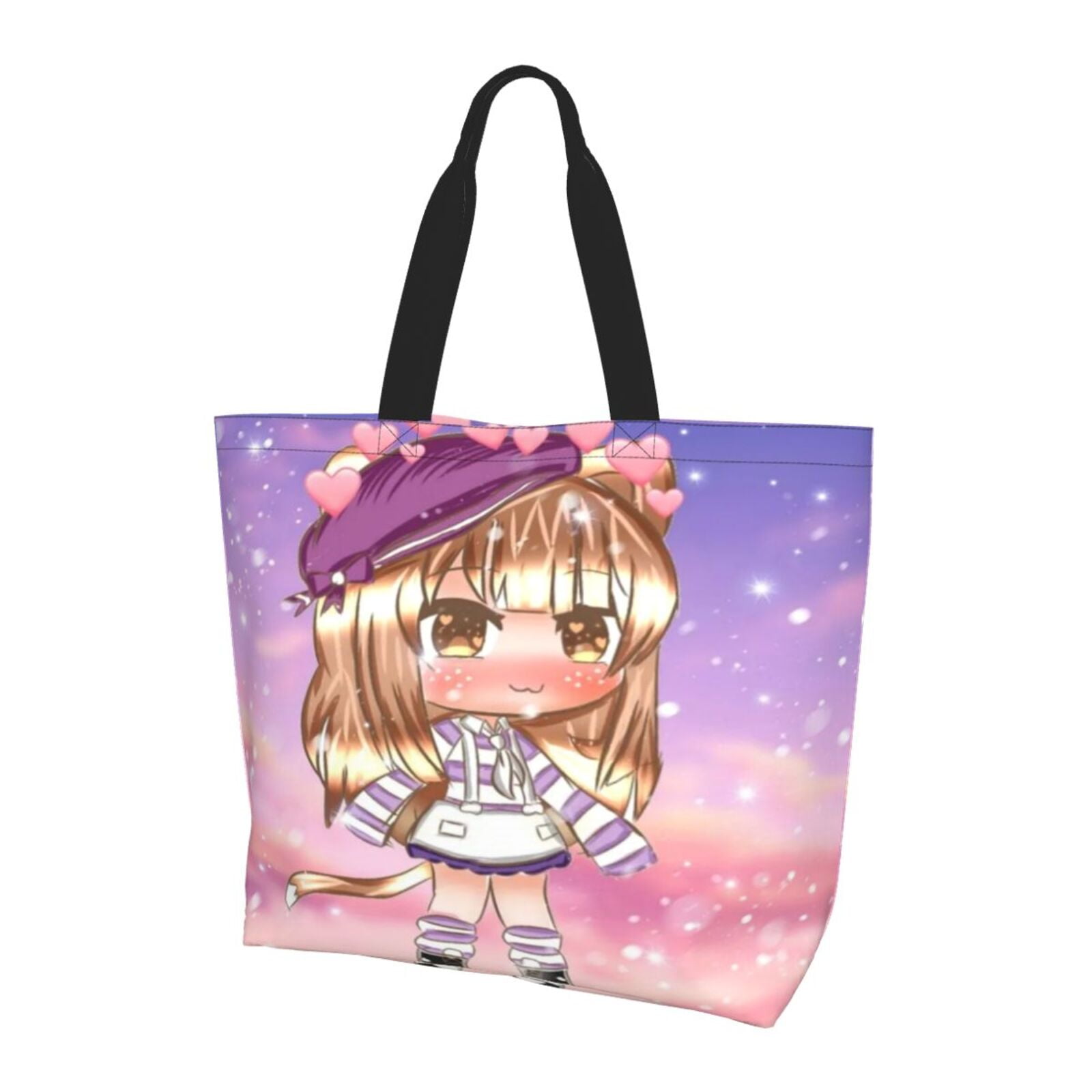 Galaxy Gacha Life Tote Bag For Women Cute Beach Bag Portable Handbag ...