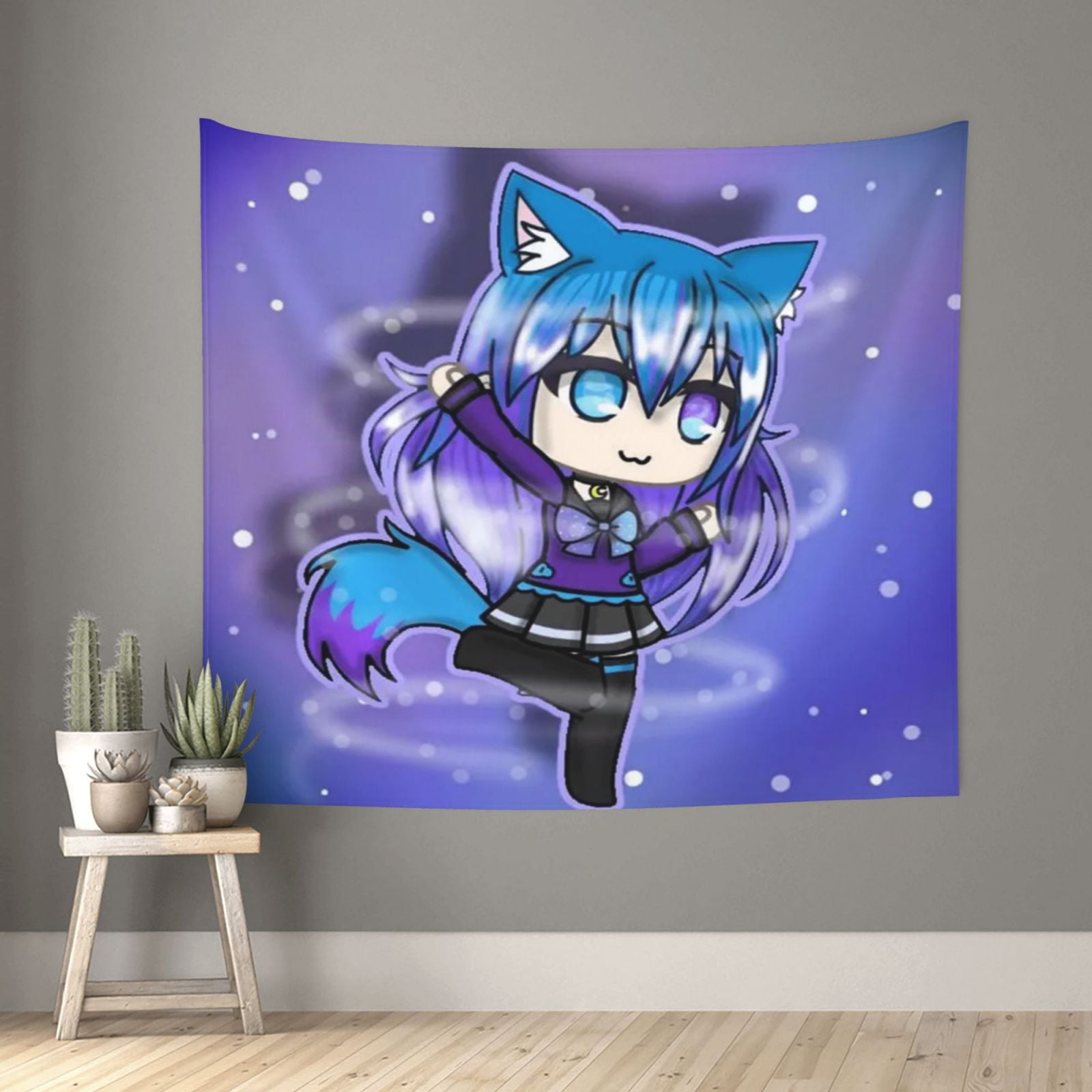 Galaxy Gacha Life Wall Tapestry Anime Poster For Bedroom Aesthetics ...