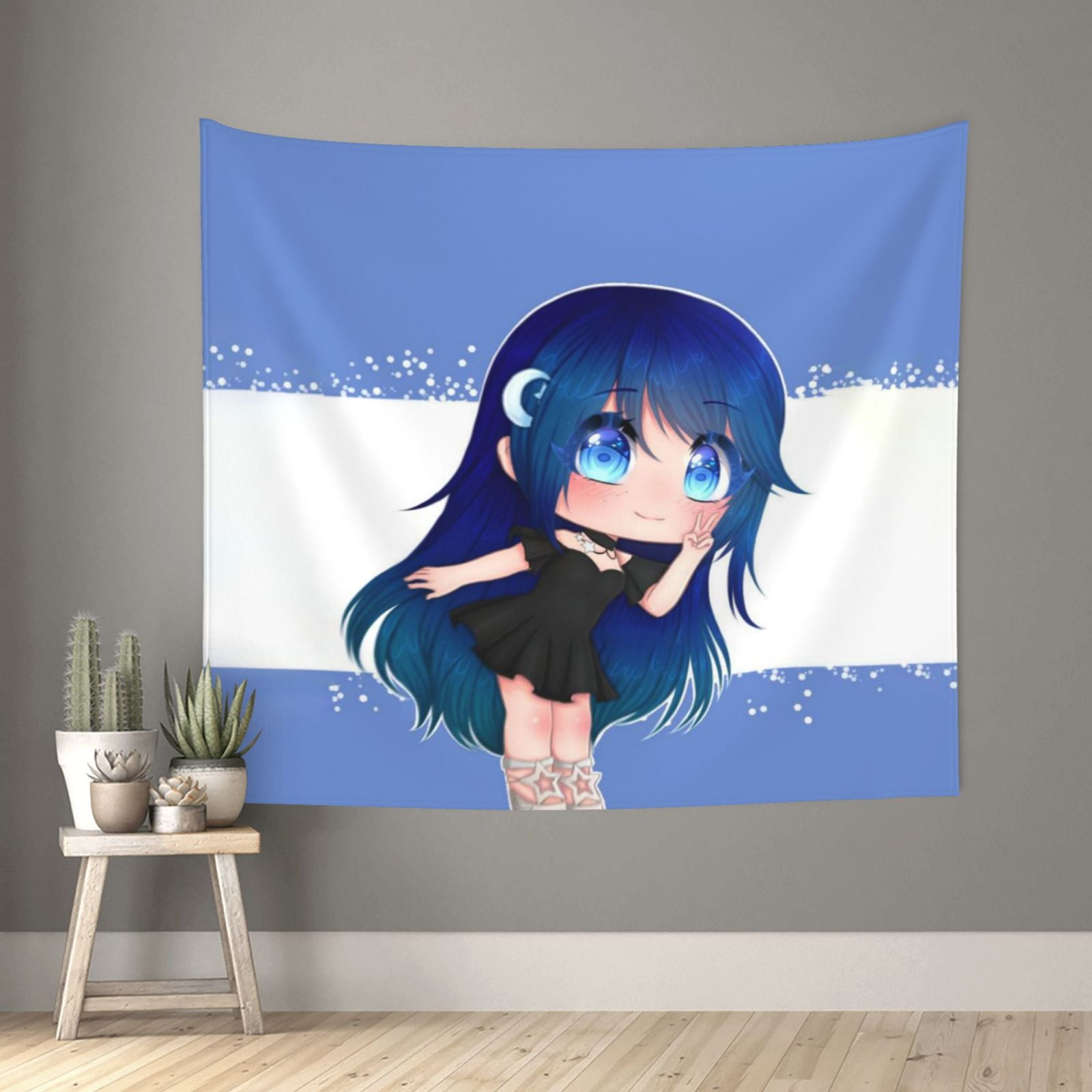 Galaxy Gacha Life Wall Tapestry Anime Poster For Bedroom Aesthetics ...