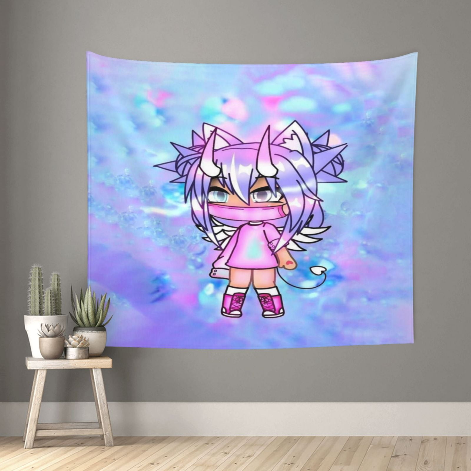 Galaxy Gacha Life Wall Tapestry Anime Poster For Bedroom Aesthetics ...