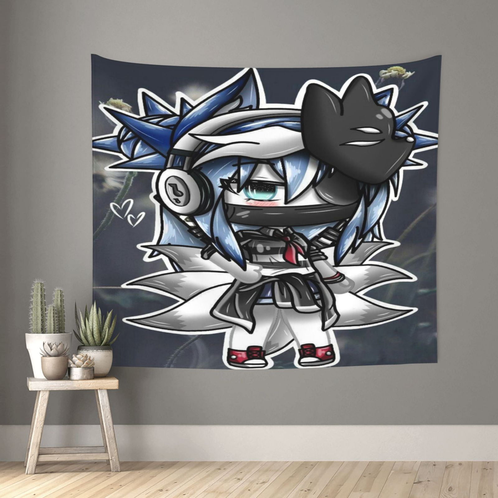 Galaxy Gacha Life Wall Tapestry Anime Poster For Bedroom Aesthetics ...
