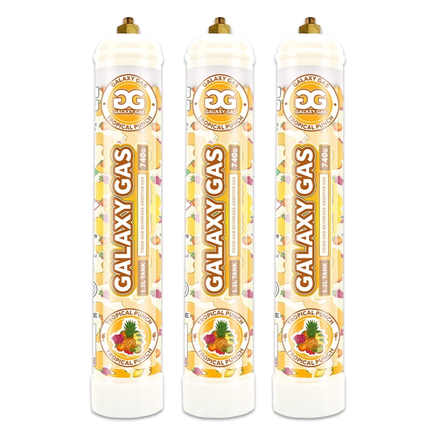 Galaxy Gas Tropical Punch, Whipped Cream Dispenser Cartridge Tank ...