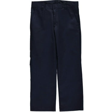 Real School Husky Boys School Uniform Flat Front Pants (Husky ...