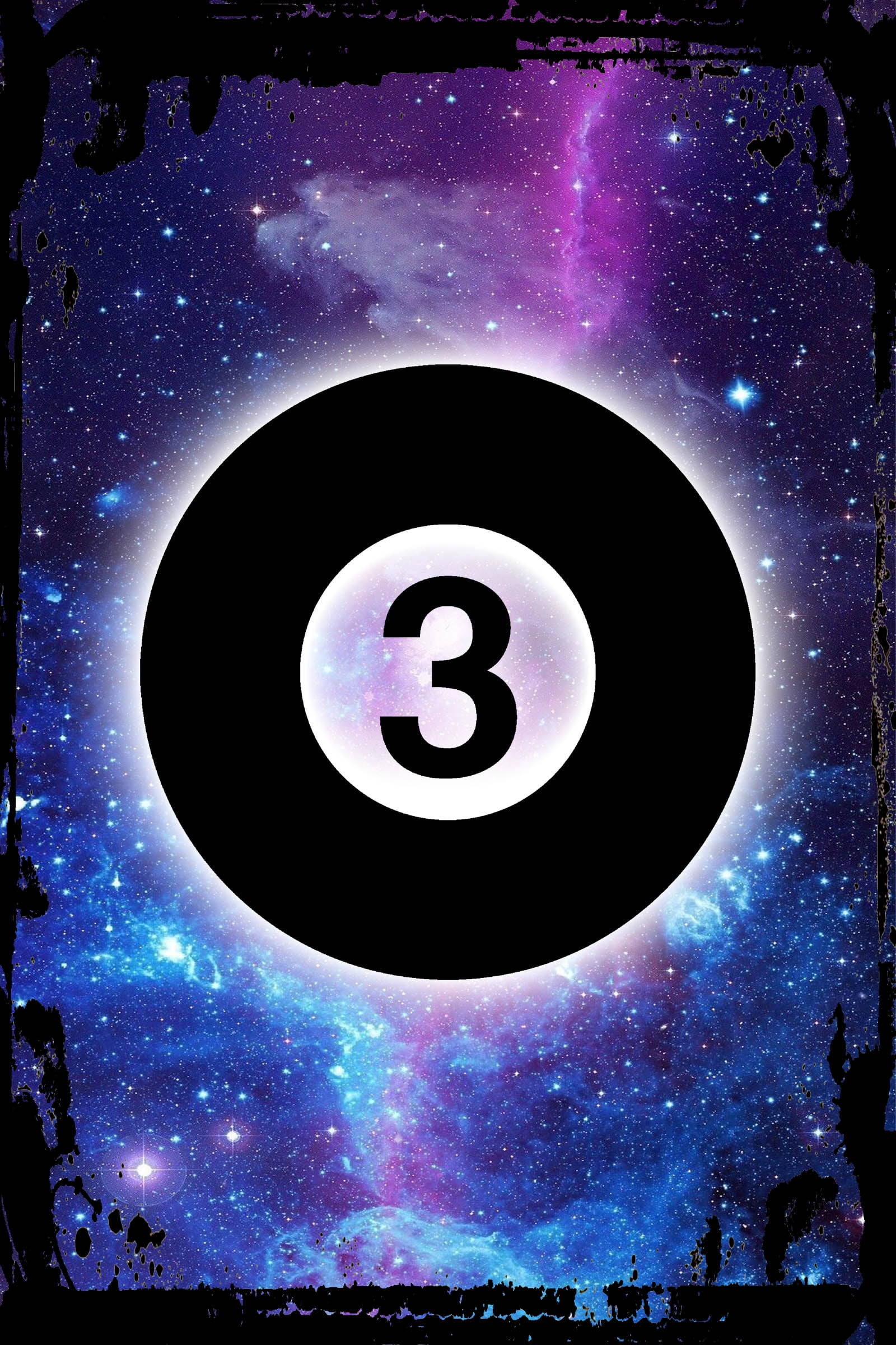 Galaxy Inspirational Wall Art 3 solid ball pool billiards game play ...