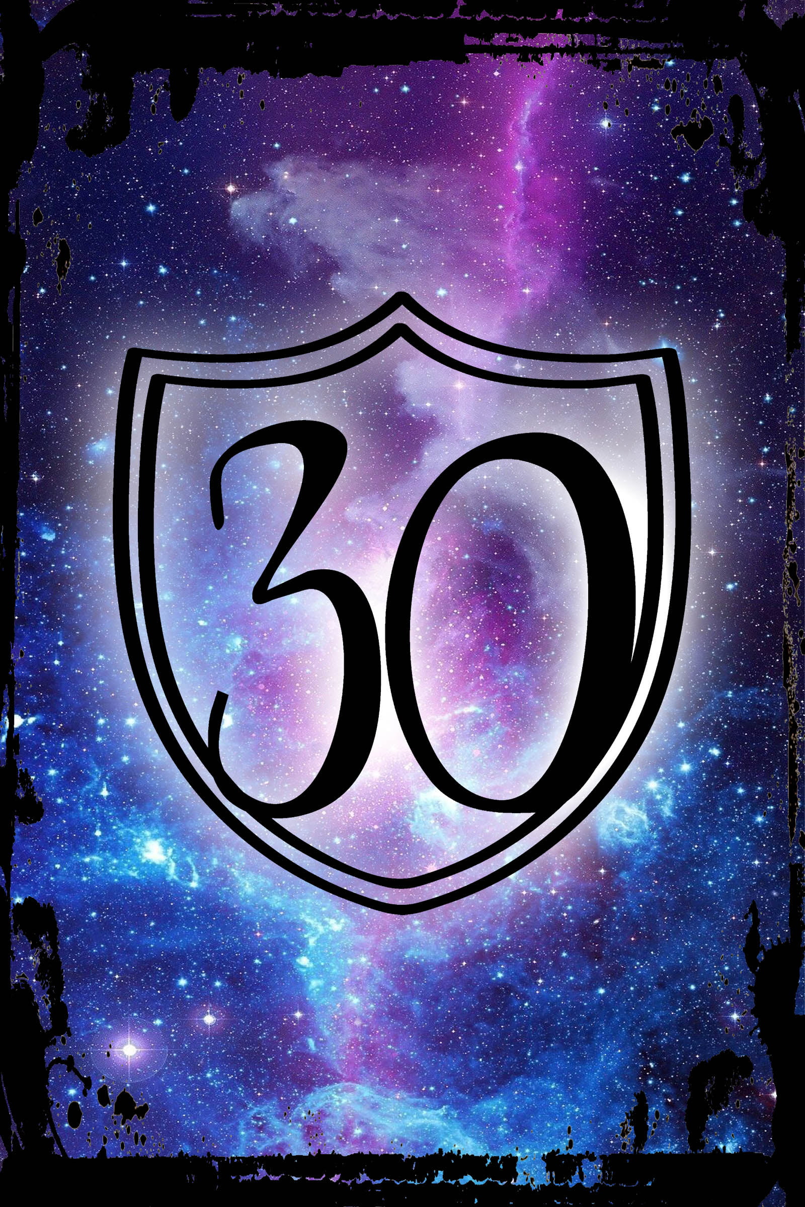 Galaxy Inspirational Wall Art 30 plaque thirty birthday getting older ...
