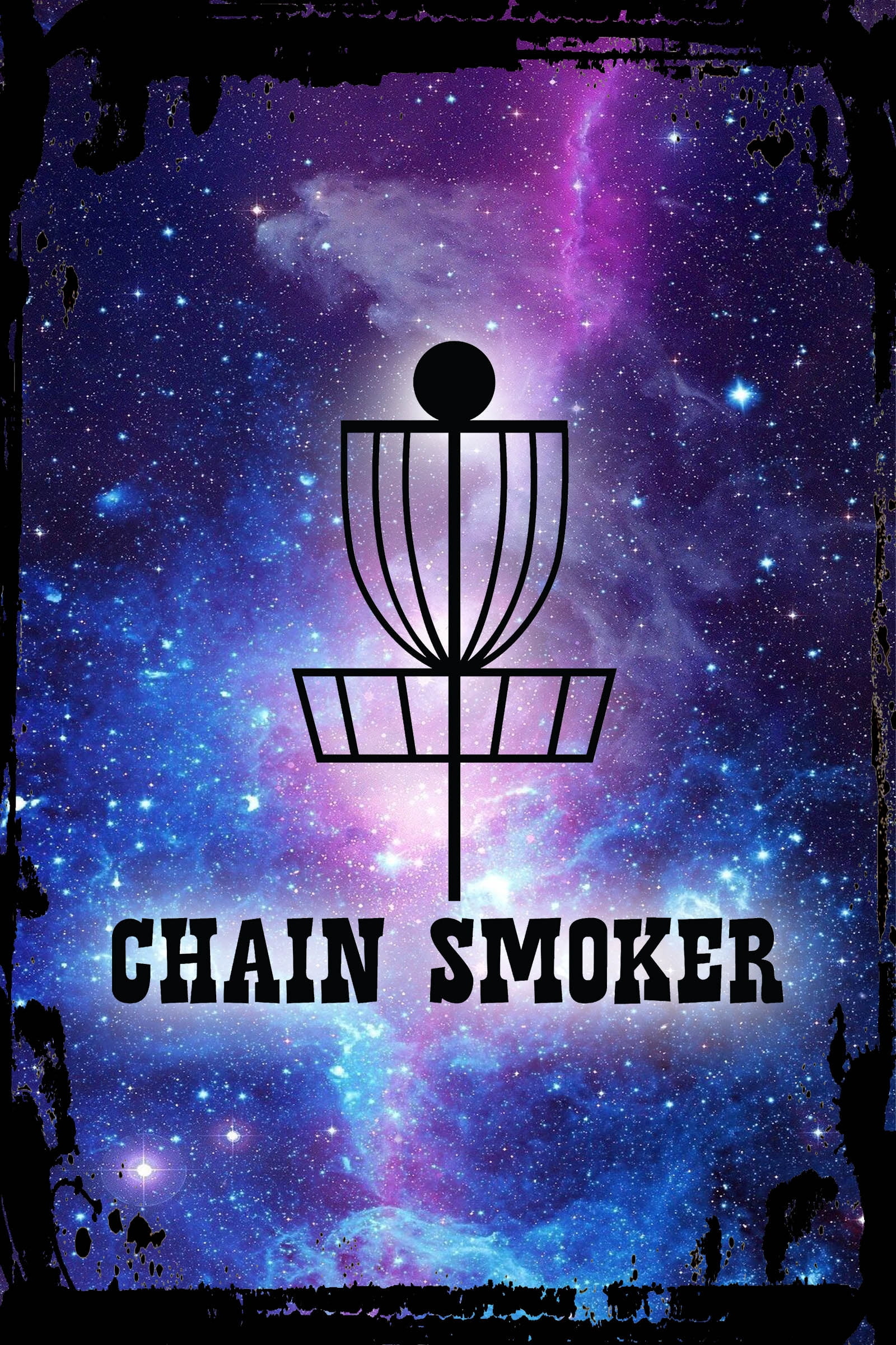 Galaxy Inspirational Wall Art Flat Canvas Wall Art Print Chain smoker ...