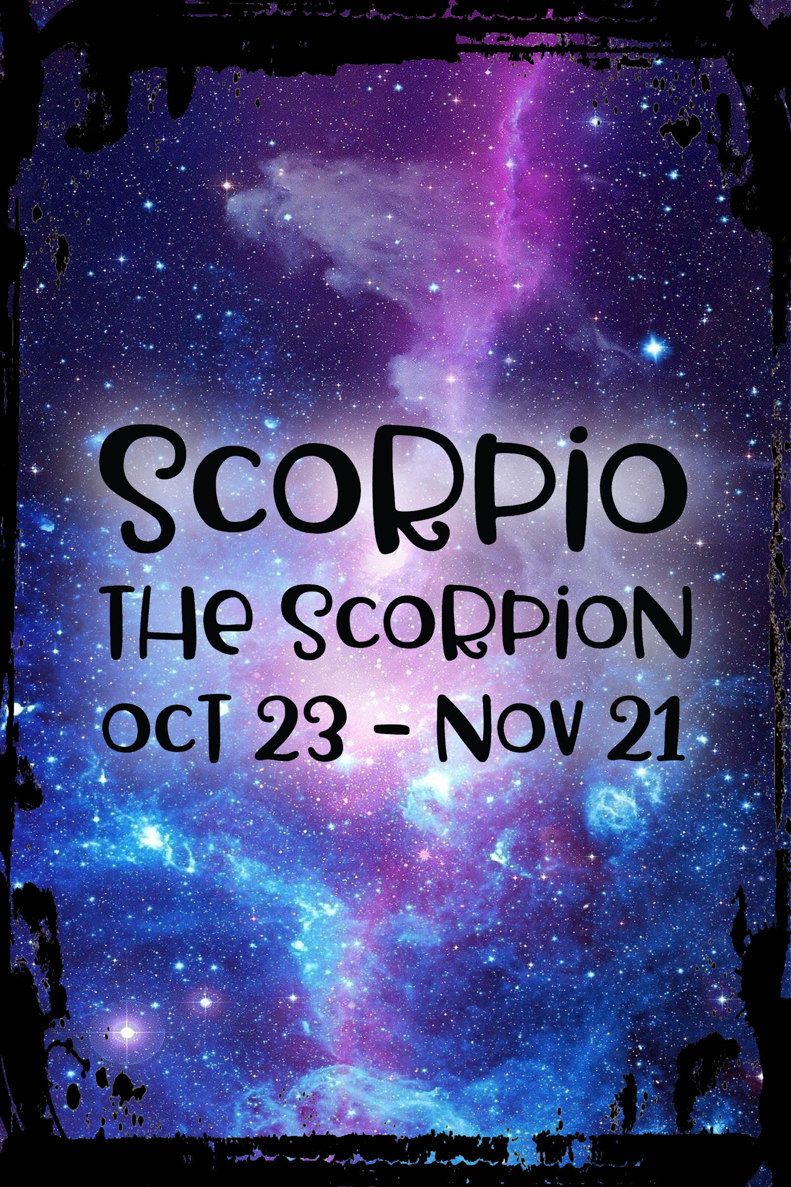 Galaxy Inspirational Wall Art Flat Canvas Wall Art Print Scorpio the ...