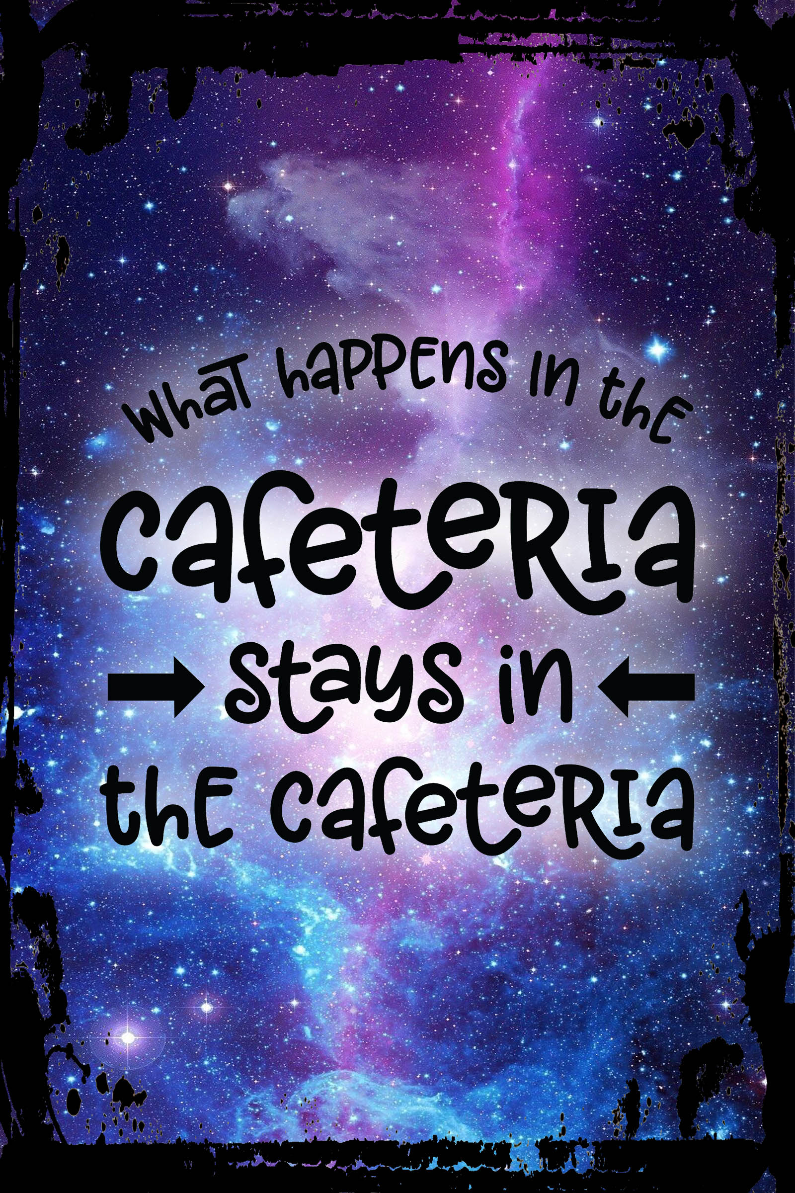Galaxy Inspirational Wall Art Flat Canvas Wall Art Print What happens ...