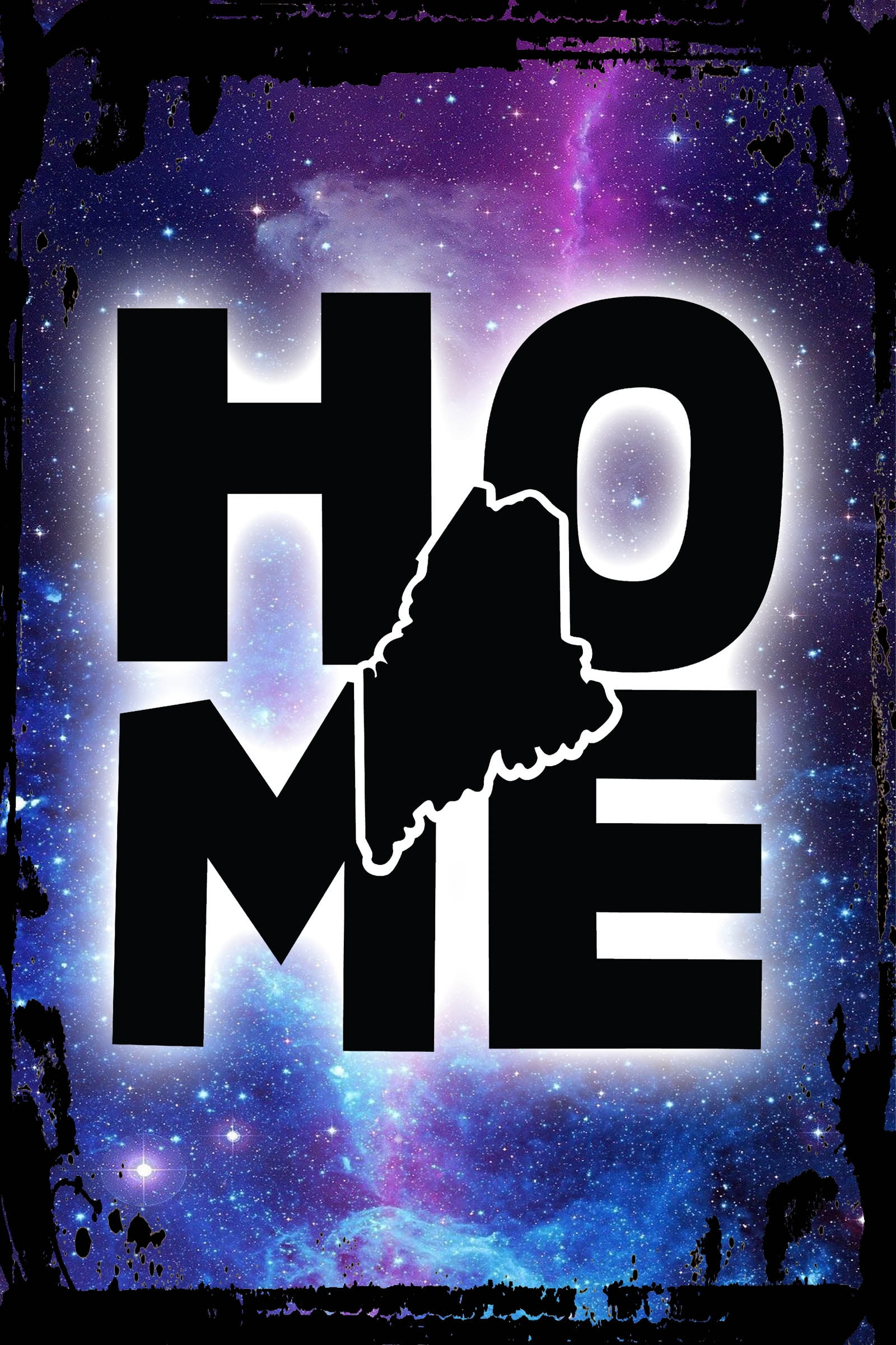 Galaxy Inspirational Wall Art Home Maine caps hometown united states ...