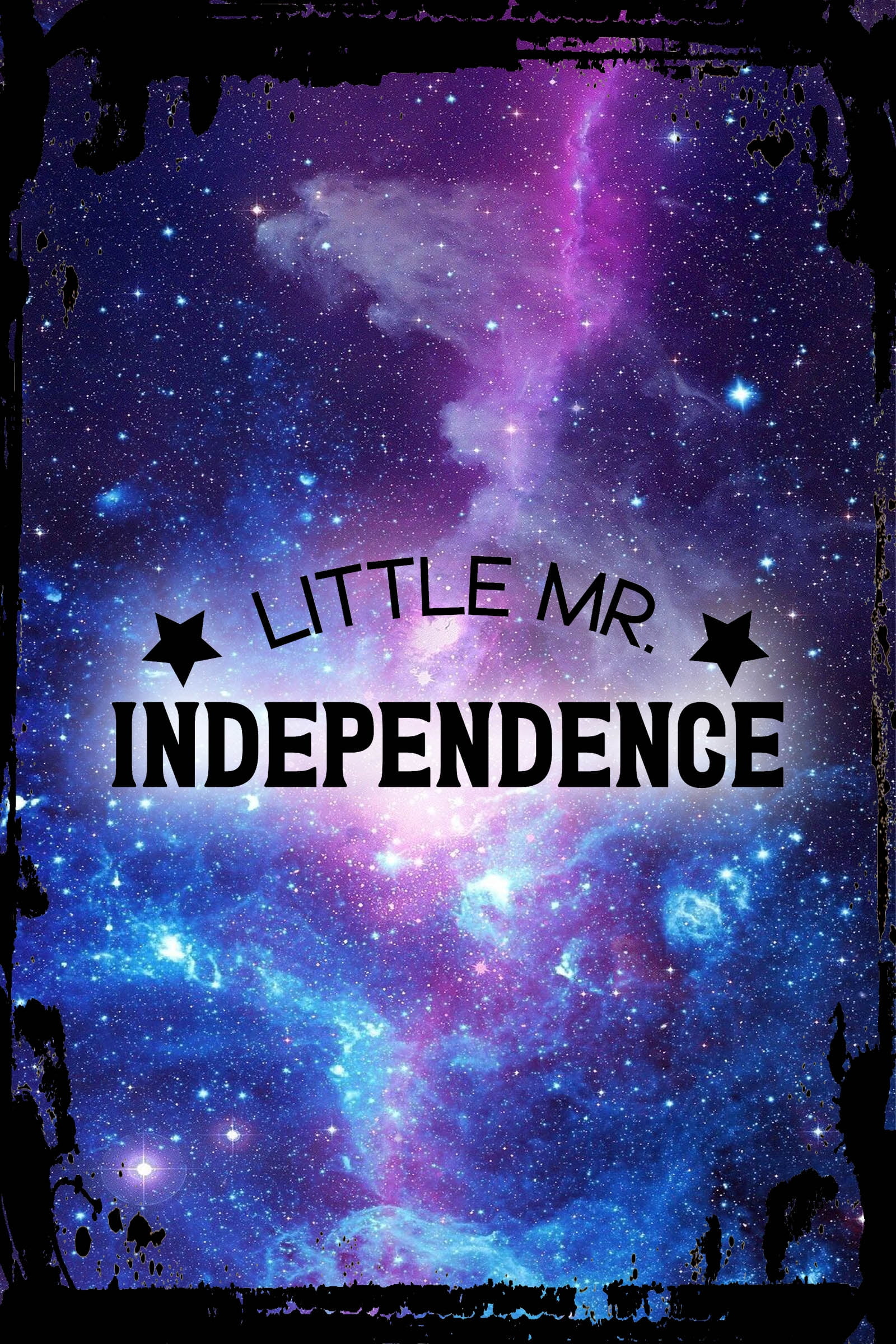 Galaxy Inspirational Wall Art Little mr. independence stars caps funny ...