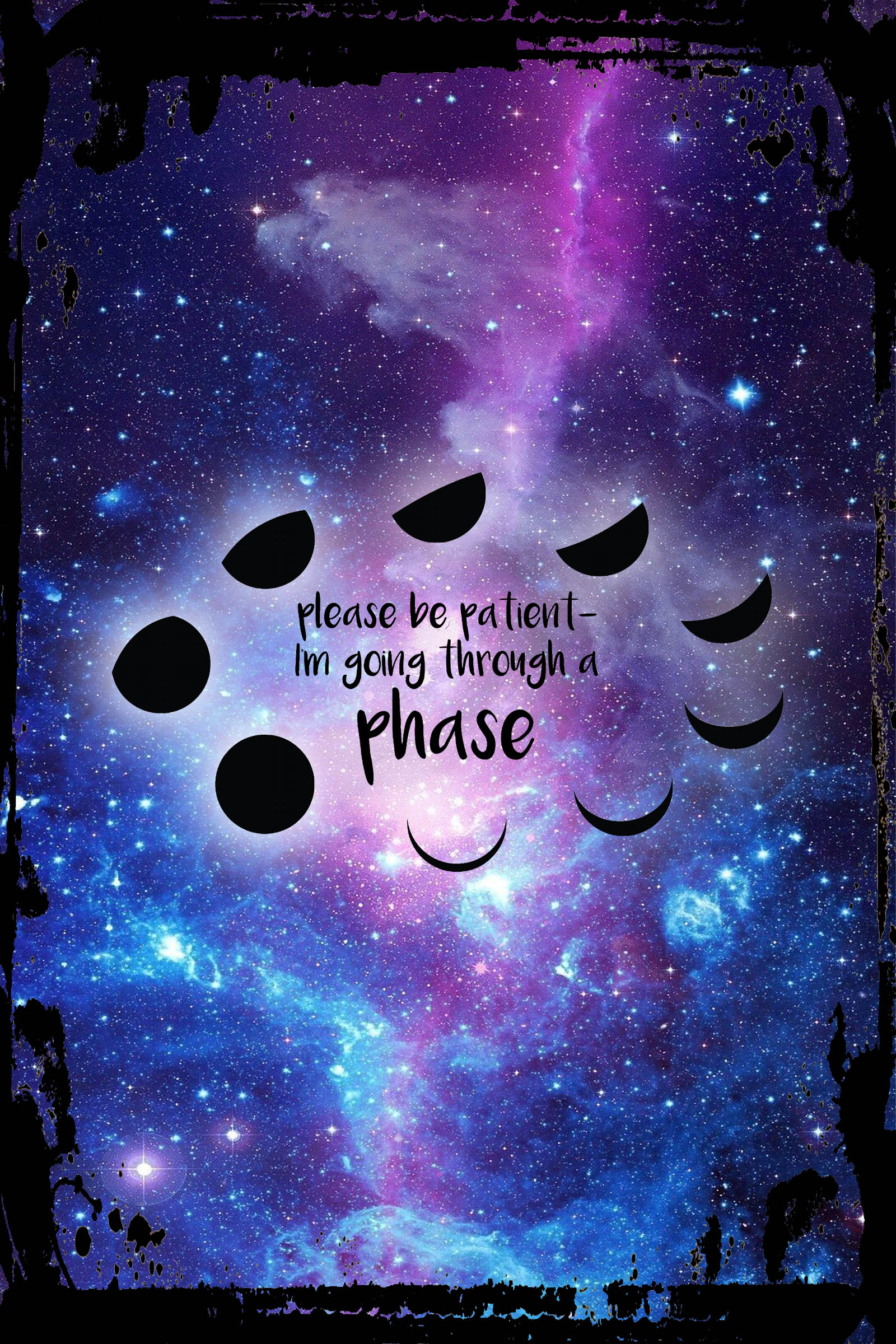 Galaxy Inspirational Wall Art Please by patient- im going through a ...