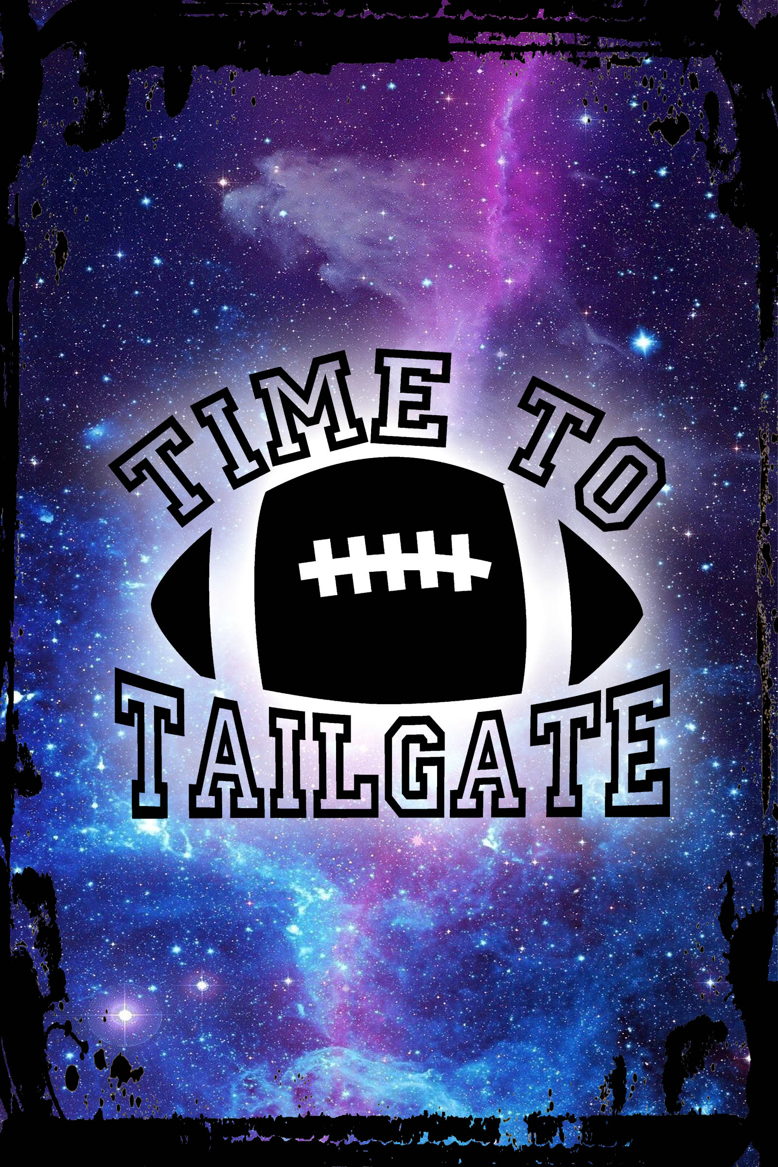 Galaxy Inspirational Wall Art Time to tailgate varsity football ...