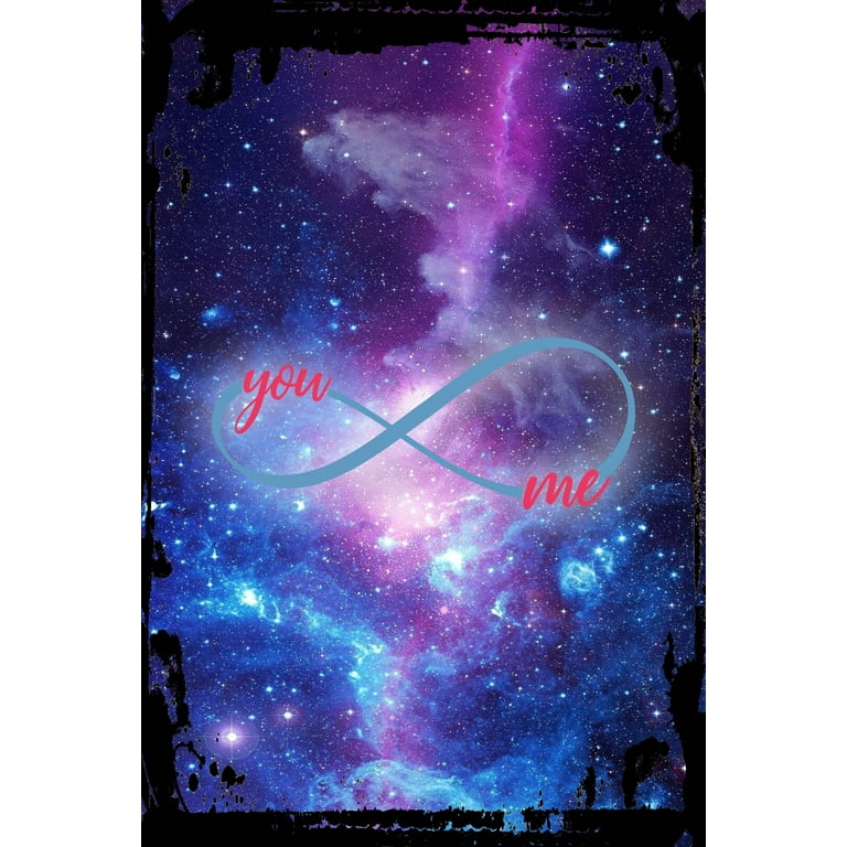 Infinity Love Galaxy Love Letters In Crayon: Forest Green