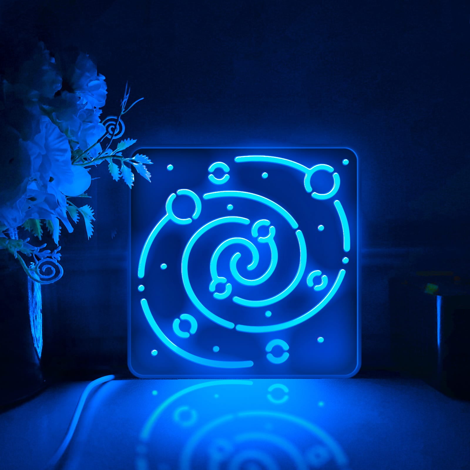 Galaxy Led Light Box, Dimmable Neon-Like Light Signs USB Power for Wall ...