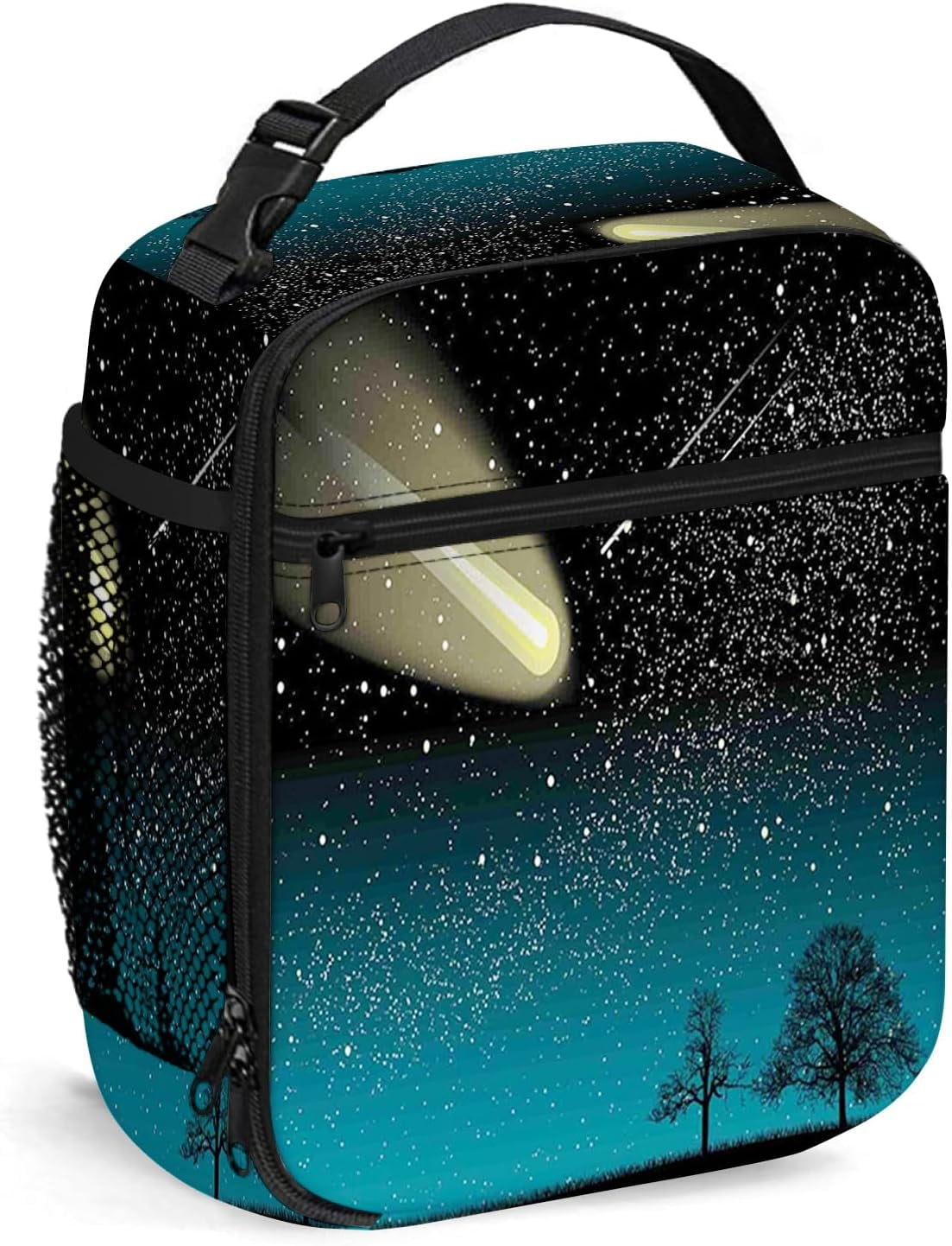 Galaxy,Lunch Bag Insulated Lunch Box Reusable Totes For Women Men Work ...