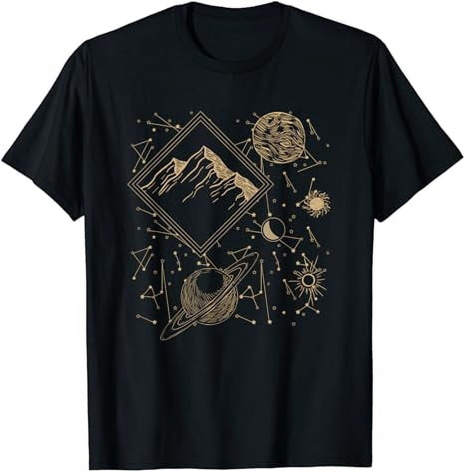 Galaxy Nature Diagram Astrology Outer Space Star Gazer Gift T-Shirt ...