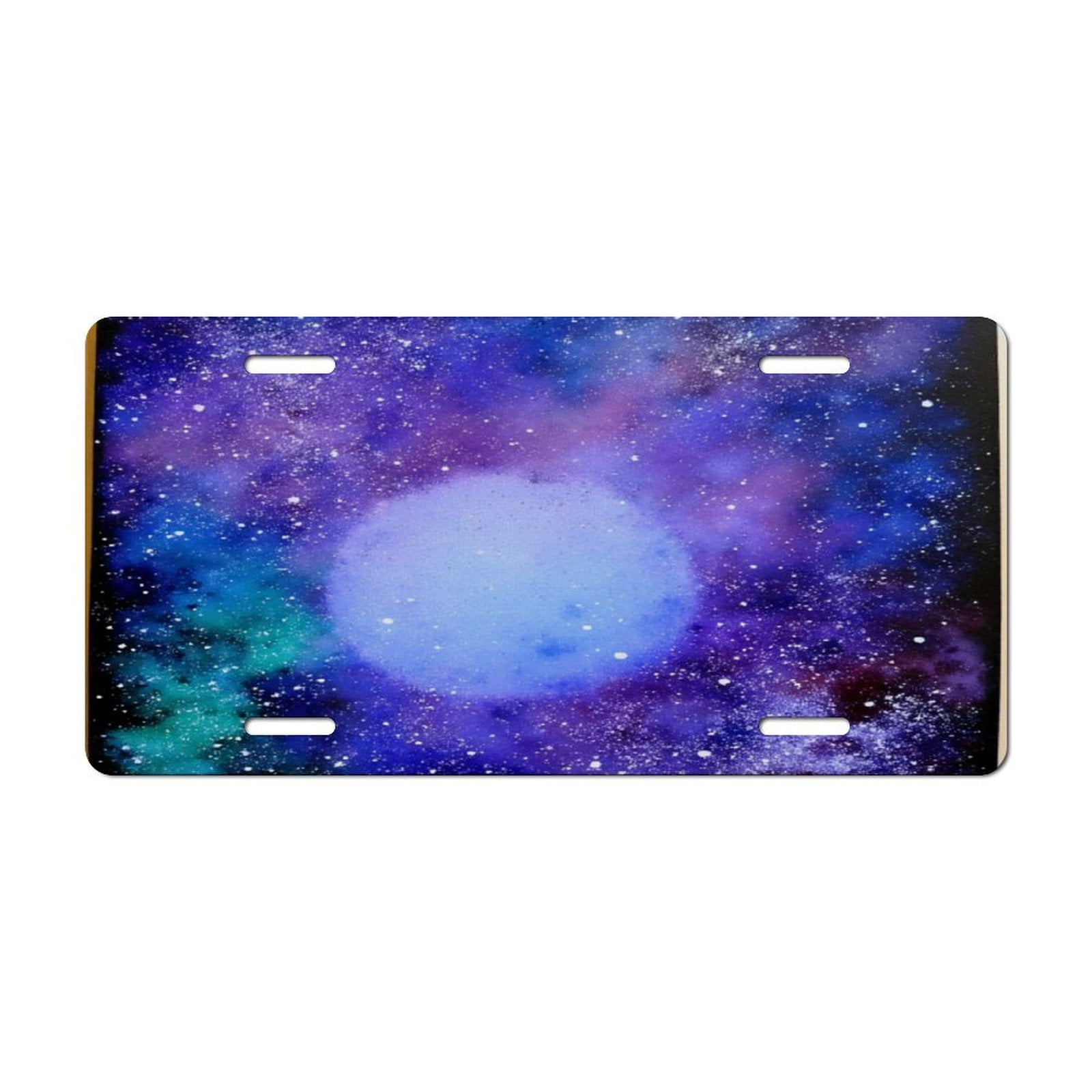 Galaxy Nebula Art Print-1 Car Decorative Front License Plate,Vanity Tag ...
