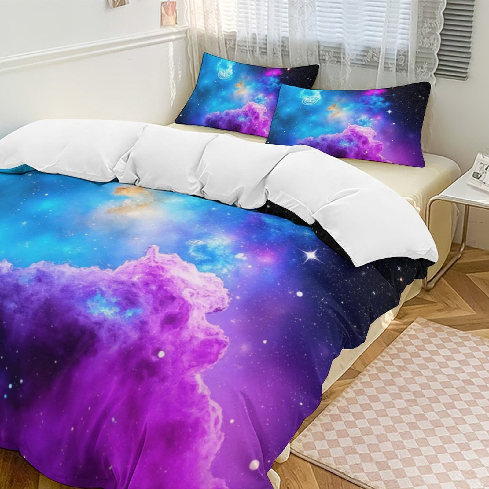 Galaxy Nebula Clouds Art-1 3D Duvet Cover Set Quilt Cover Theme of Kid ...