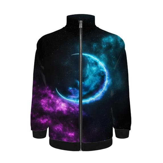 Galaxy Nebula Dream Jacket Men's Street Cool Long Sleeves Coat ...