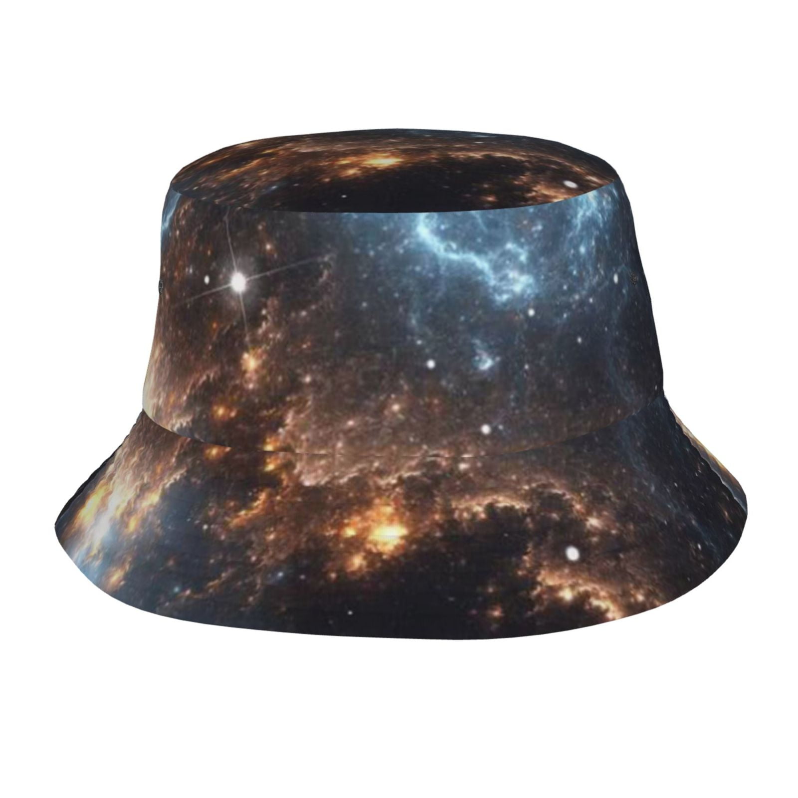 Galaxy Nebula Night Starry Sky Bucket Hat,Packable Sun Cap,Max ...