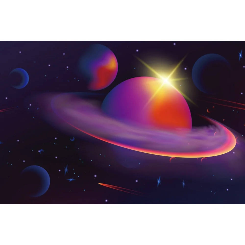Galaxy Nebula Planet Backdrop for Photography Universe Outer Space Star ...