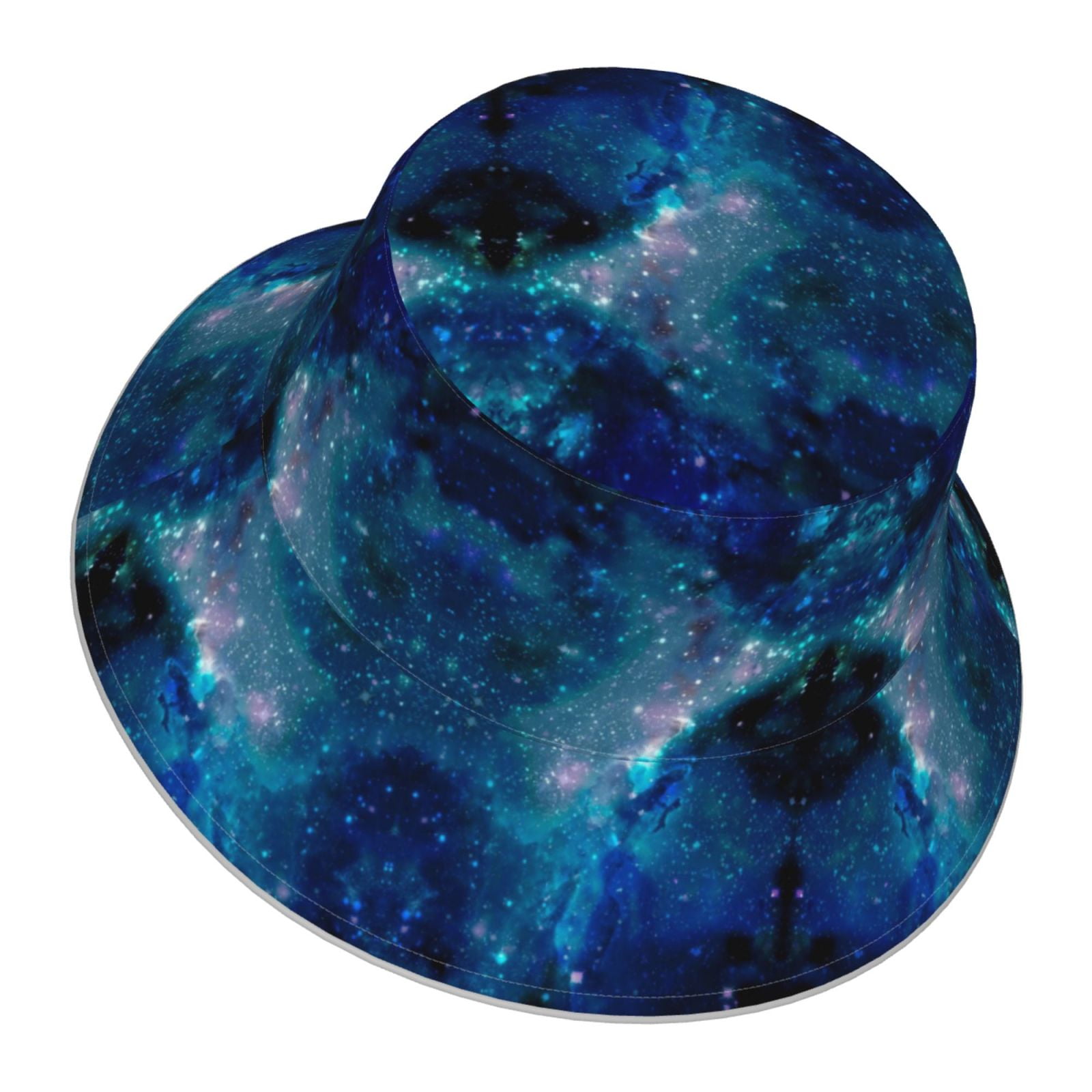 Galaxy Nebula Space Bucket Hat With Reflective Stripe For Men Women ...