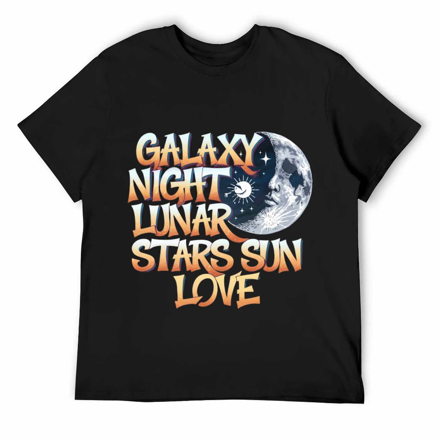 Galaxy Night Sky Moon Lunar Stars Sun Love Cheerleading And Football ...